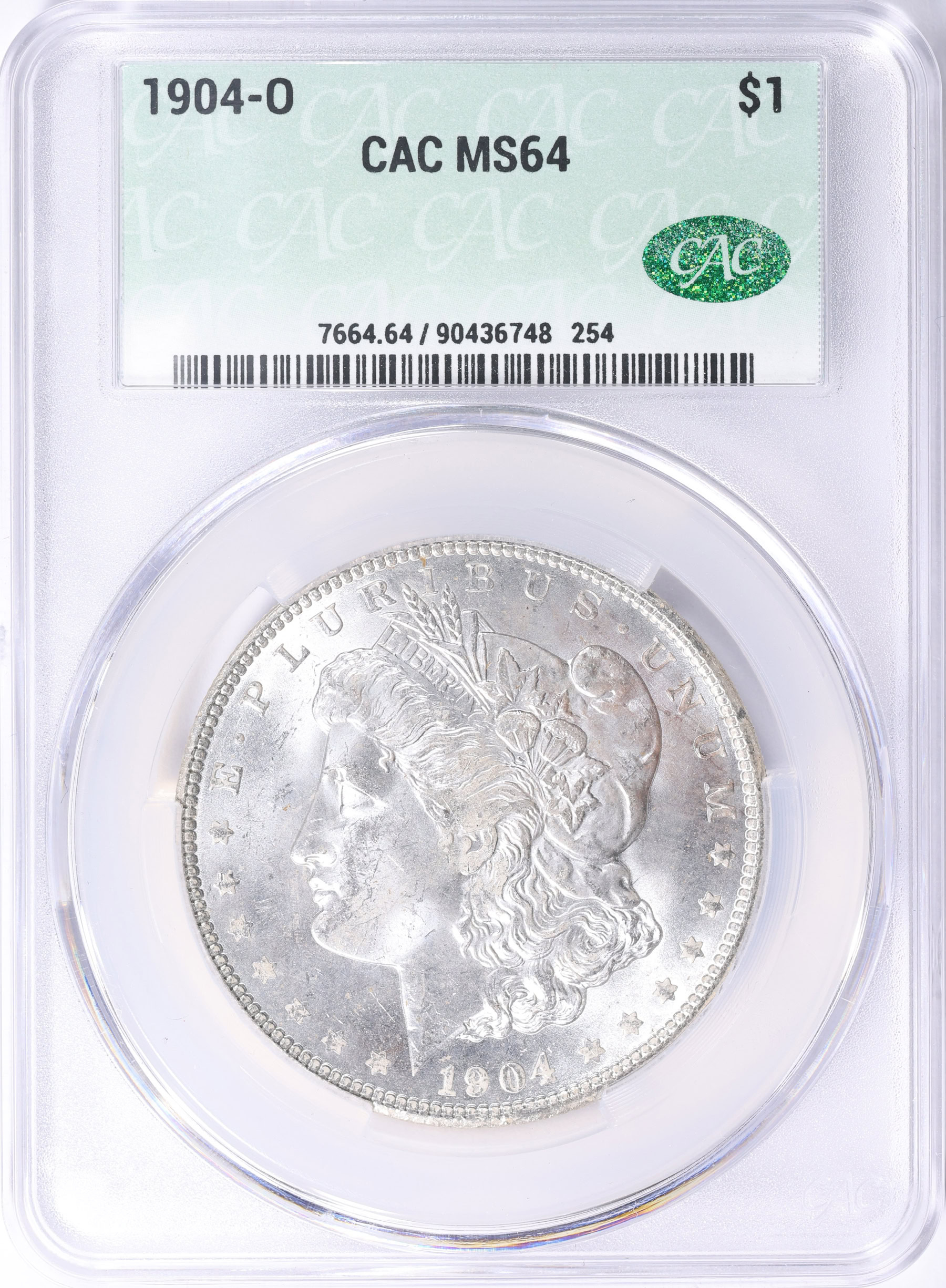 1904-O Morgan Silver Dollar CACG MS-64 (Item 1816477 ...