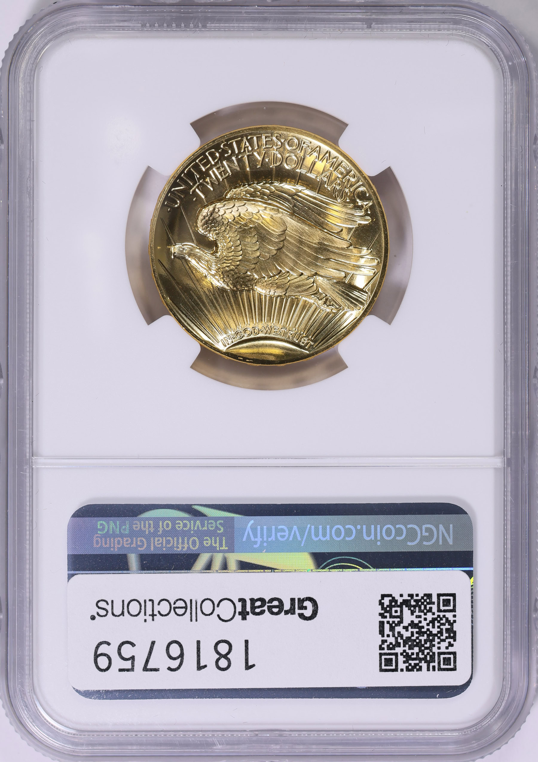 2009 MMIX Ultra High Relief $20 Gold NGC MS-70 DPL (Anna Escobedo ...