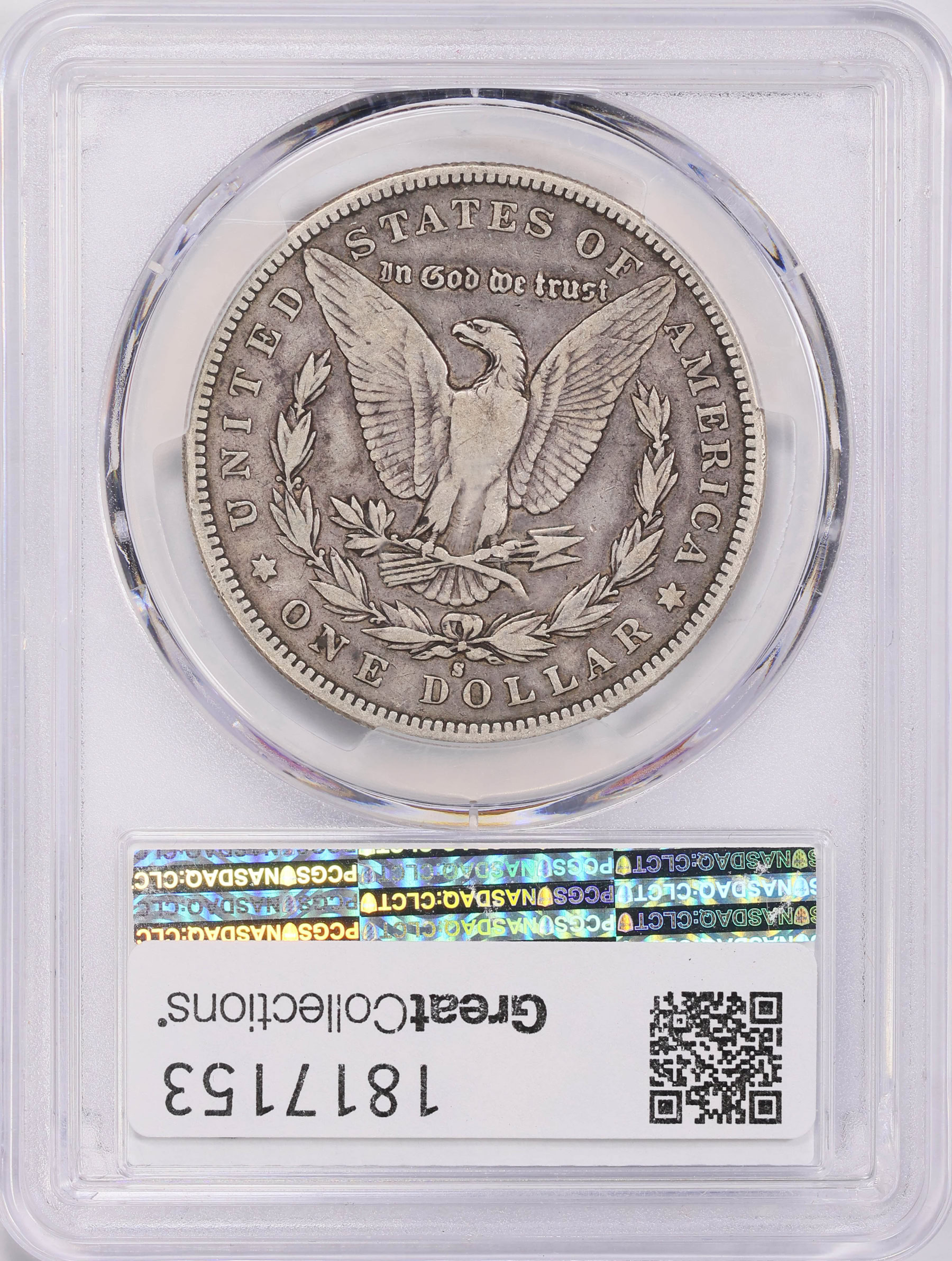 1893-S Morgan Silver Dollar PCGS F-15 (Item 1817153) | GreatCollections Coin Auctions