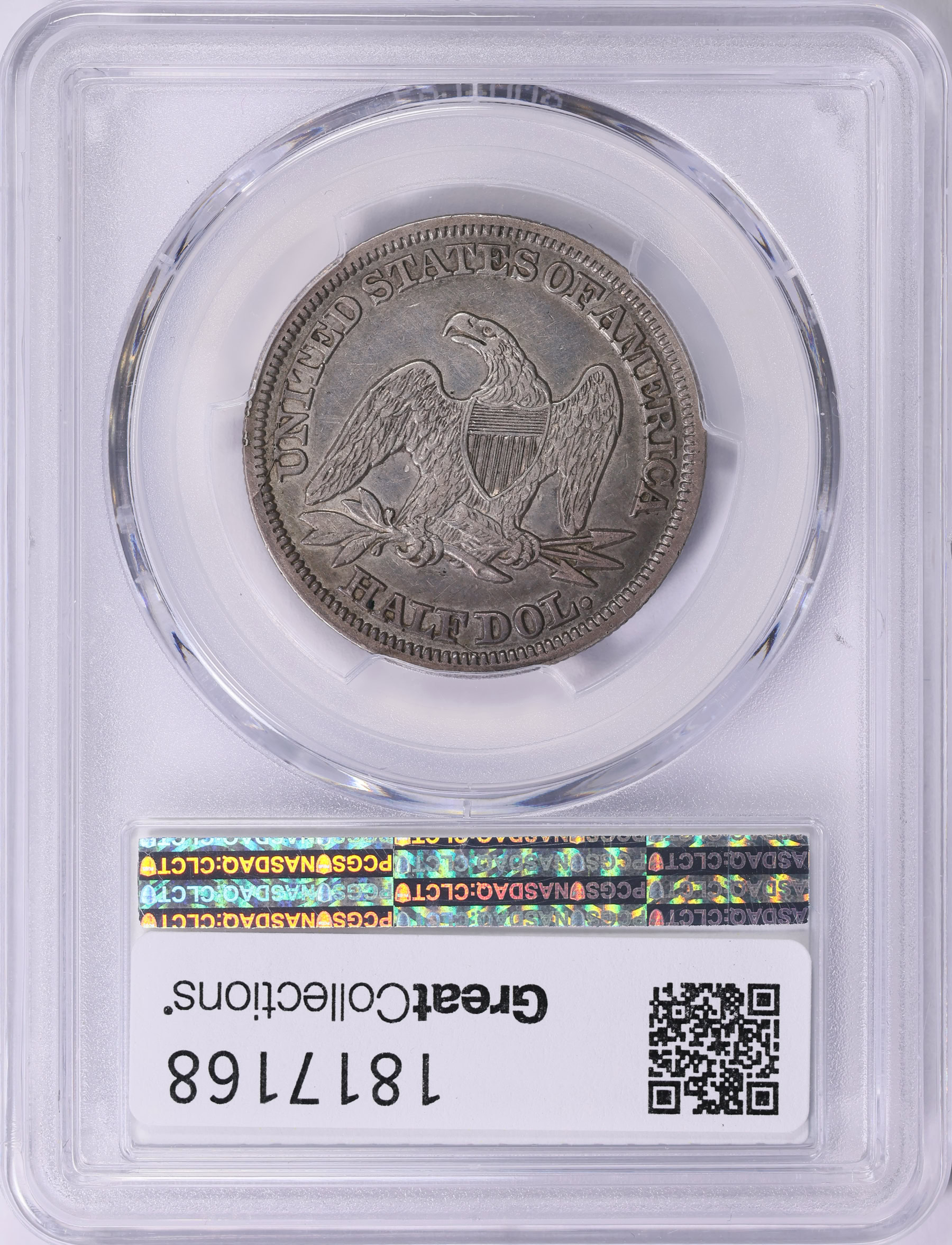 1846 Seated Liberty Half Dollar 6/Horizontal 6 PCGS XF-45 (Item 1817168) | GreatCollections Coin ...