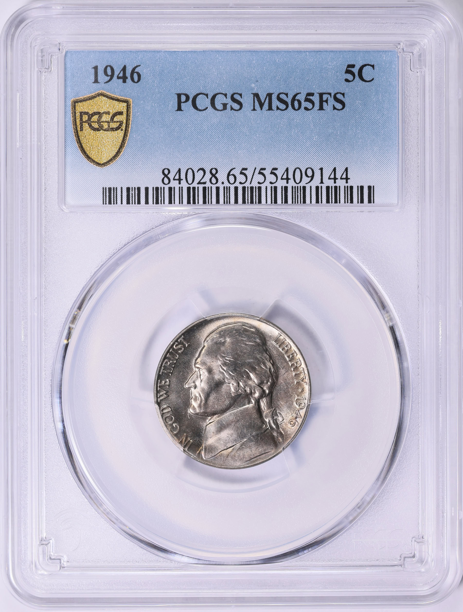 1946 Jefferson Nickel PCGS MS-65 FS (Toned) (Item 1817197) | GreatCollections Coin Auctions