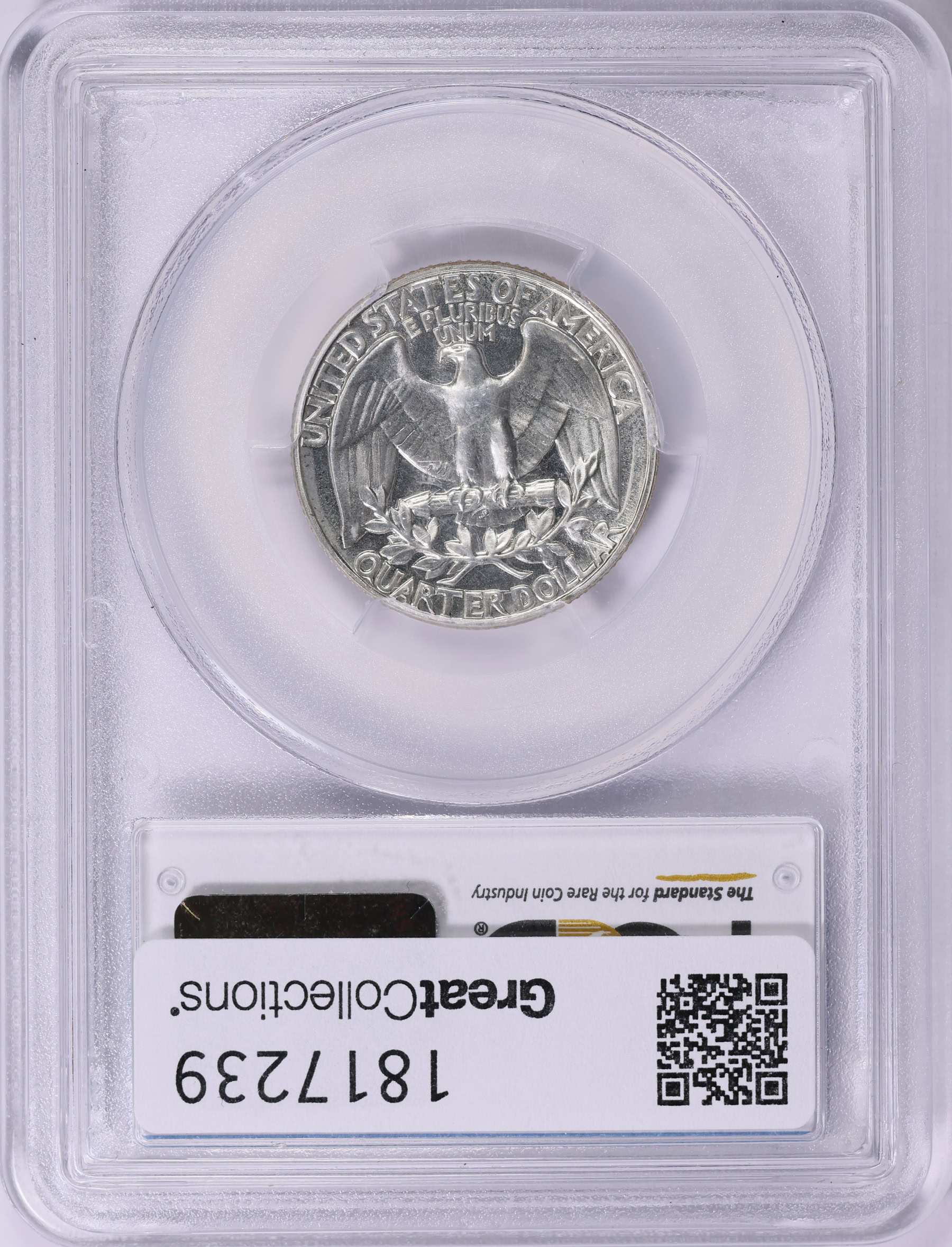 1956 Washington Quarter Reverse Die Gouge FS-701 PCGS Proof-67 (Item ...