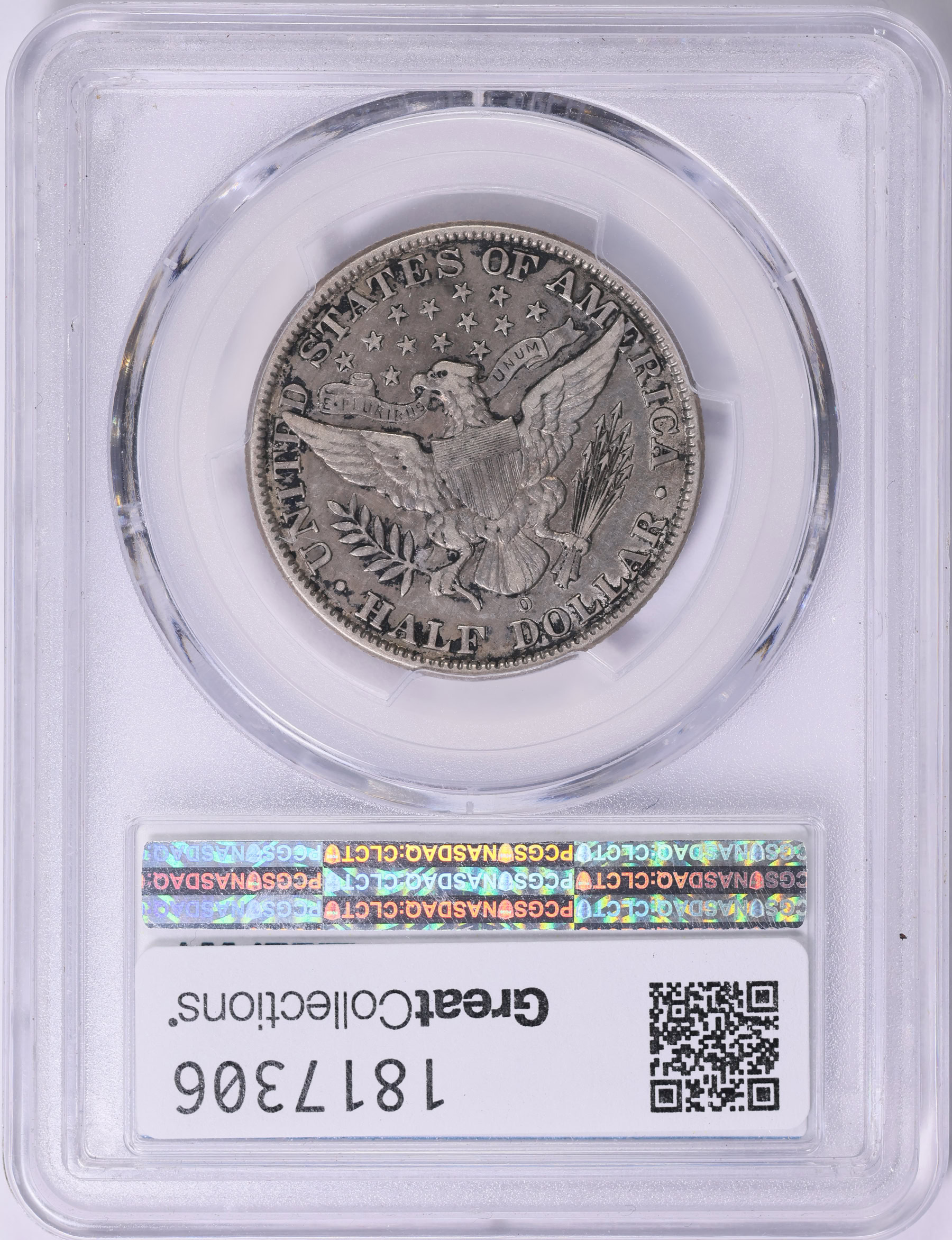 1908-O Barber Half Dollar PCGS XF-40 (Item 1817306) | GreatCollections Coin Auctions