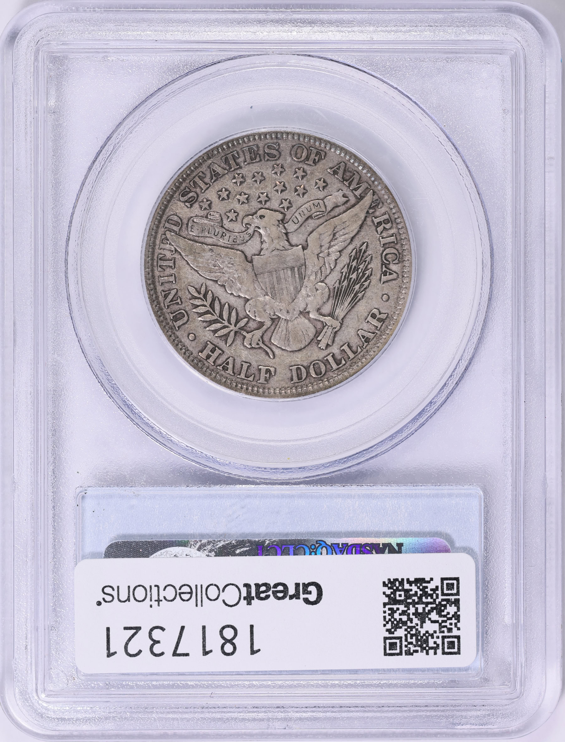 1900 Barber Half Dollar PCGS VF-35 (Item 1817321) | GreatCollections Coin Auctions