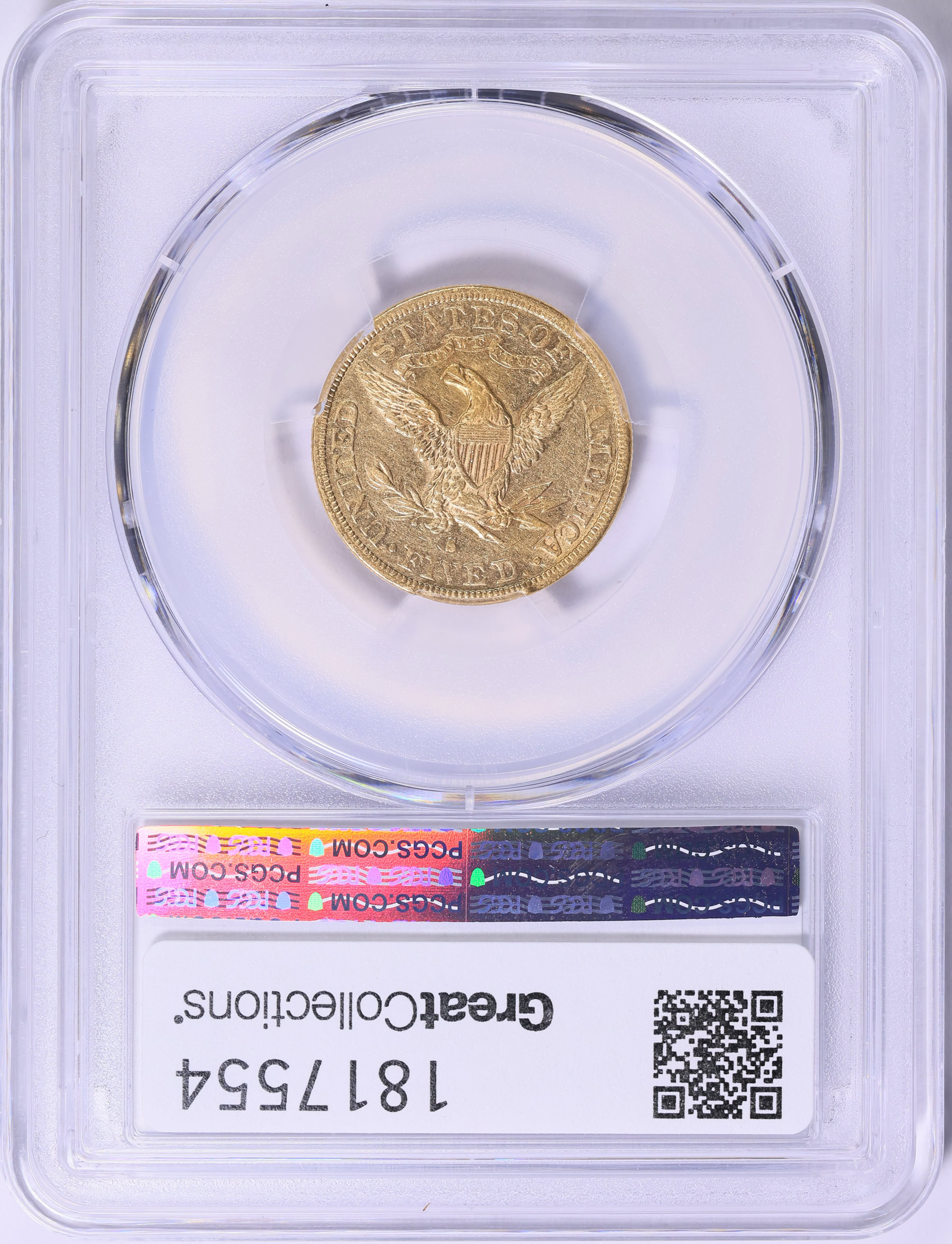 1881-S Liberty Gold Half Eagle PCGS XF-45 (Item 1817554) | GreatCollections Coin Auctions