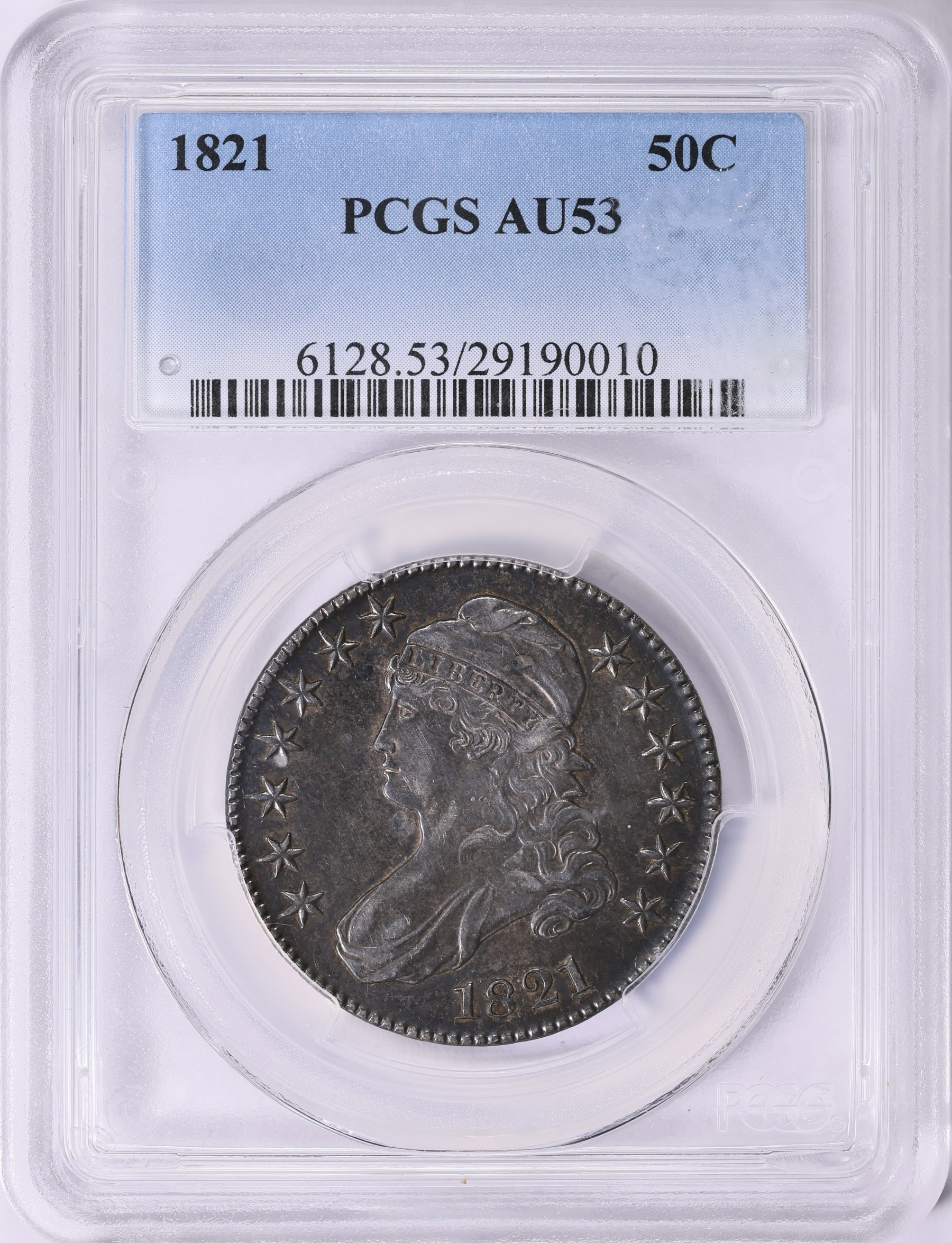 1821 Capped Bust Half Dollar PCGS AU-53 (Item 1817586) | GreatCollections Coin Auctions