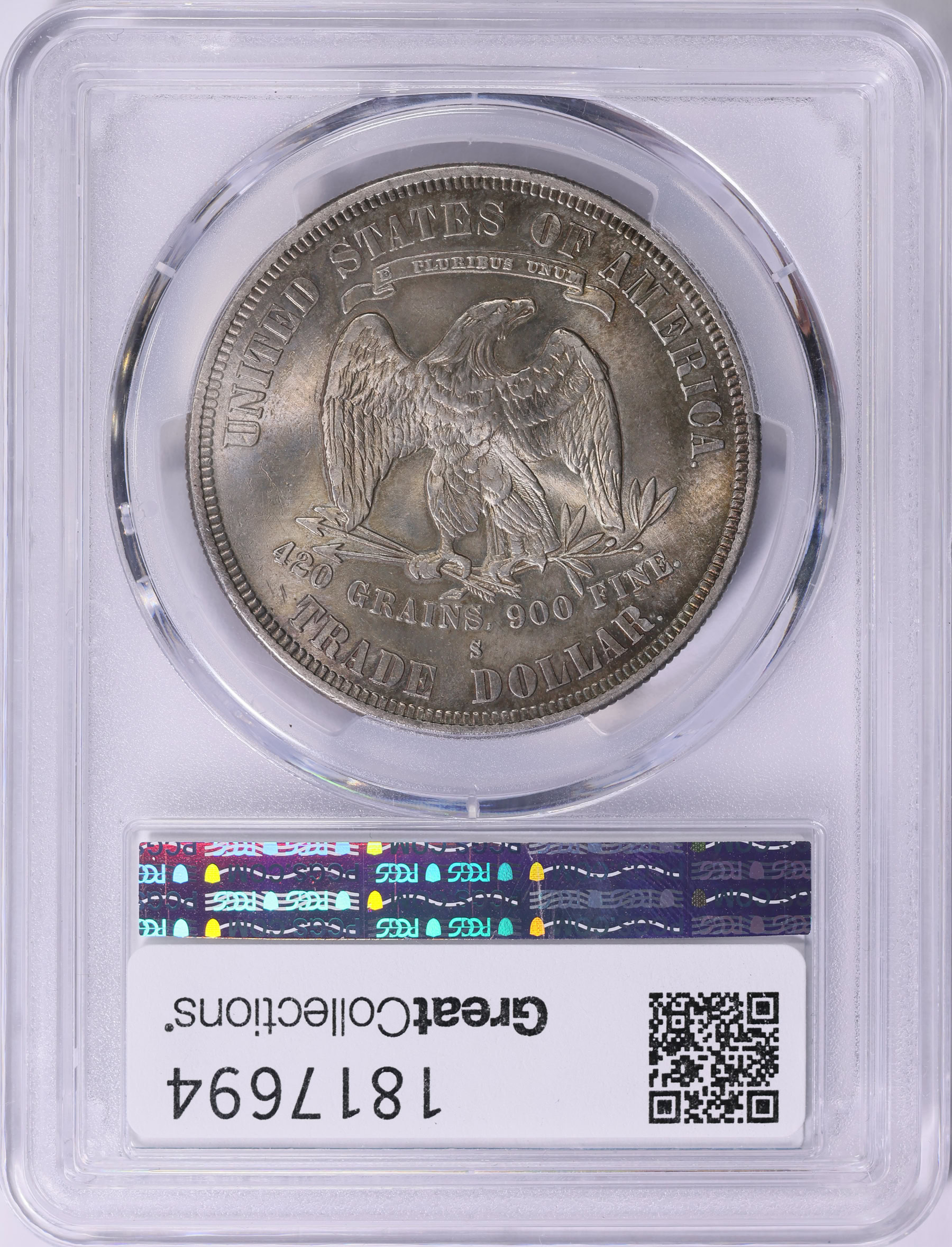 1878-S Trade Silver Dollar Doubled Die Reverse FS-801 C-18.2 PCGS Genuine AU Details (Item ...
