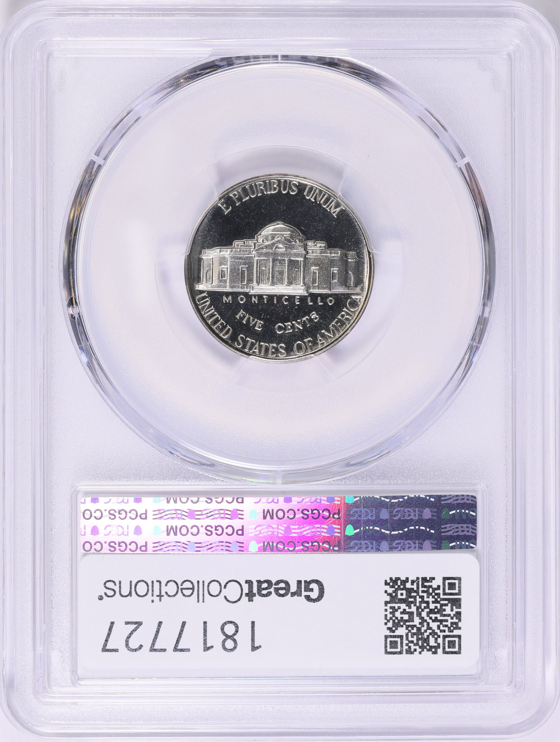 1953 Jefferson Nickel PCGS Proof-68 CAMEO (Item 1817727) | GreatCollections Coin Auctions