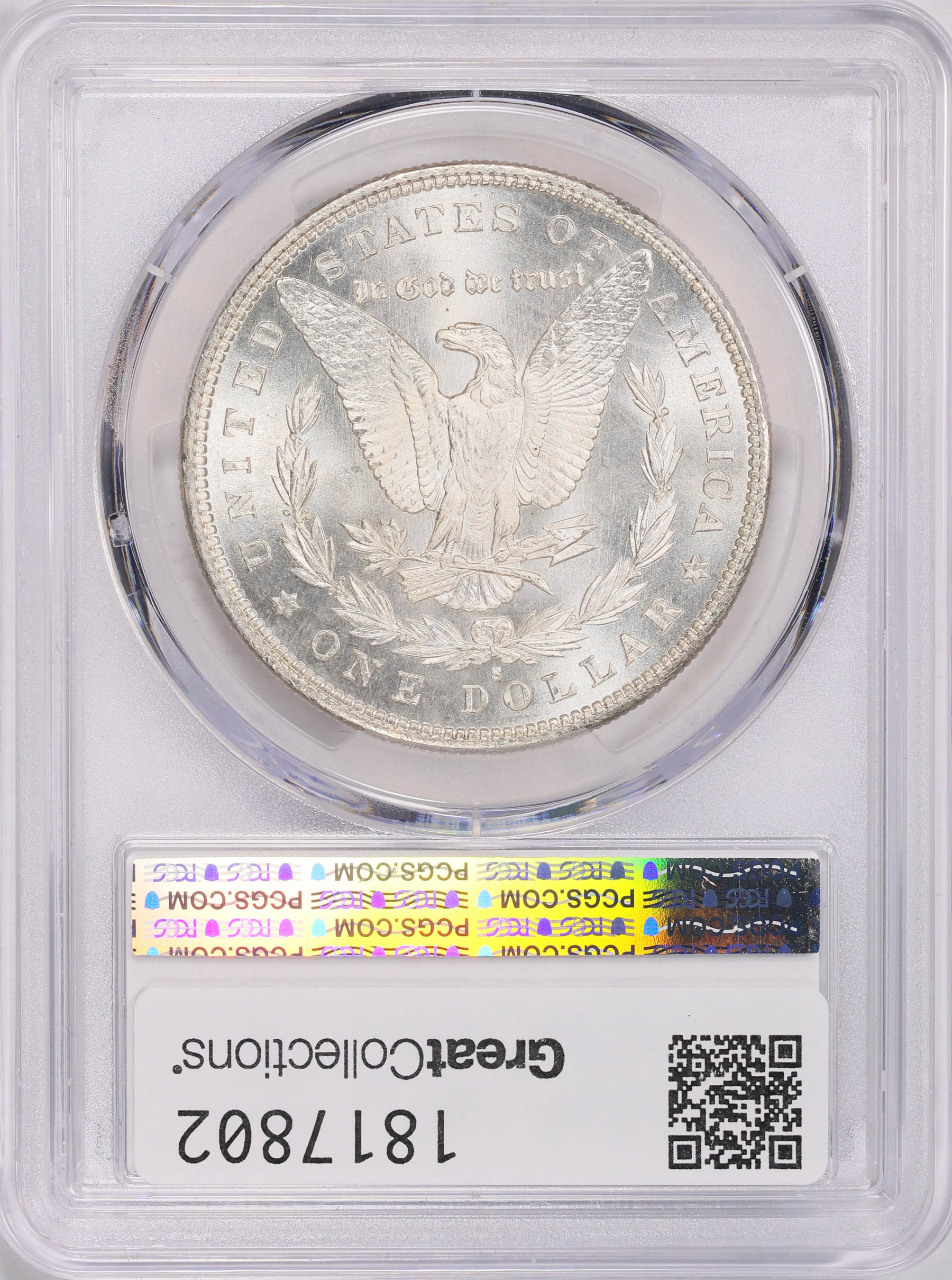 1879-S Morgan Silver Dollar PCGS MS-66 (CAC Green) (Item 1817802) | GreatCollections Coin Auctions