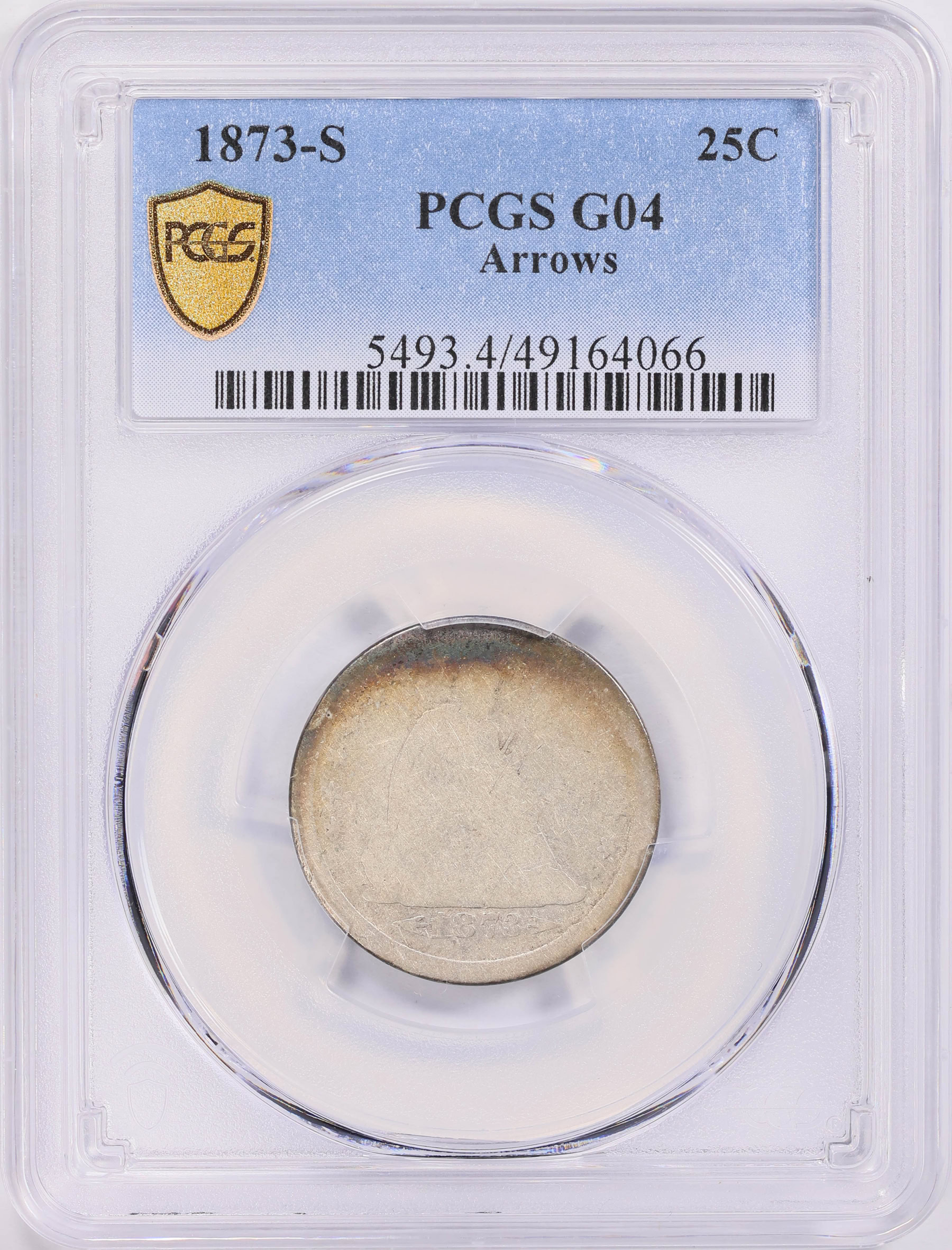 1873-S Seated Liberty Quarter Arrows PCGS G-04 (Item 1817858 ...