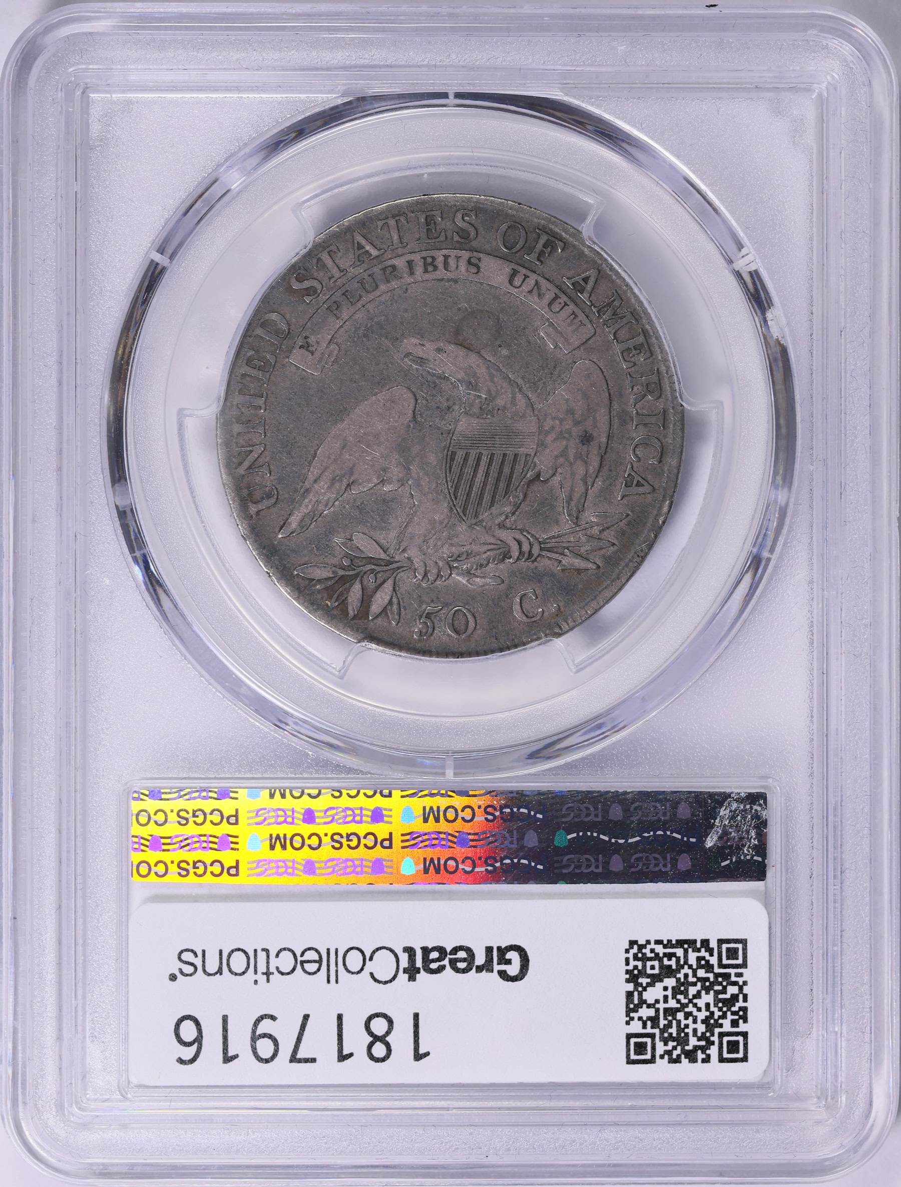 1807 Capped Bust Half Dollar Large Stars, 50/20 PCGS VG-10 (Item 1817916) | GreatCollections ...