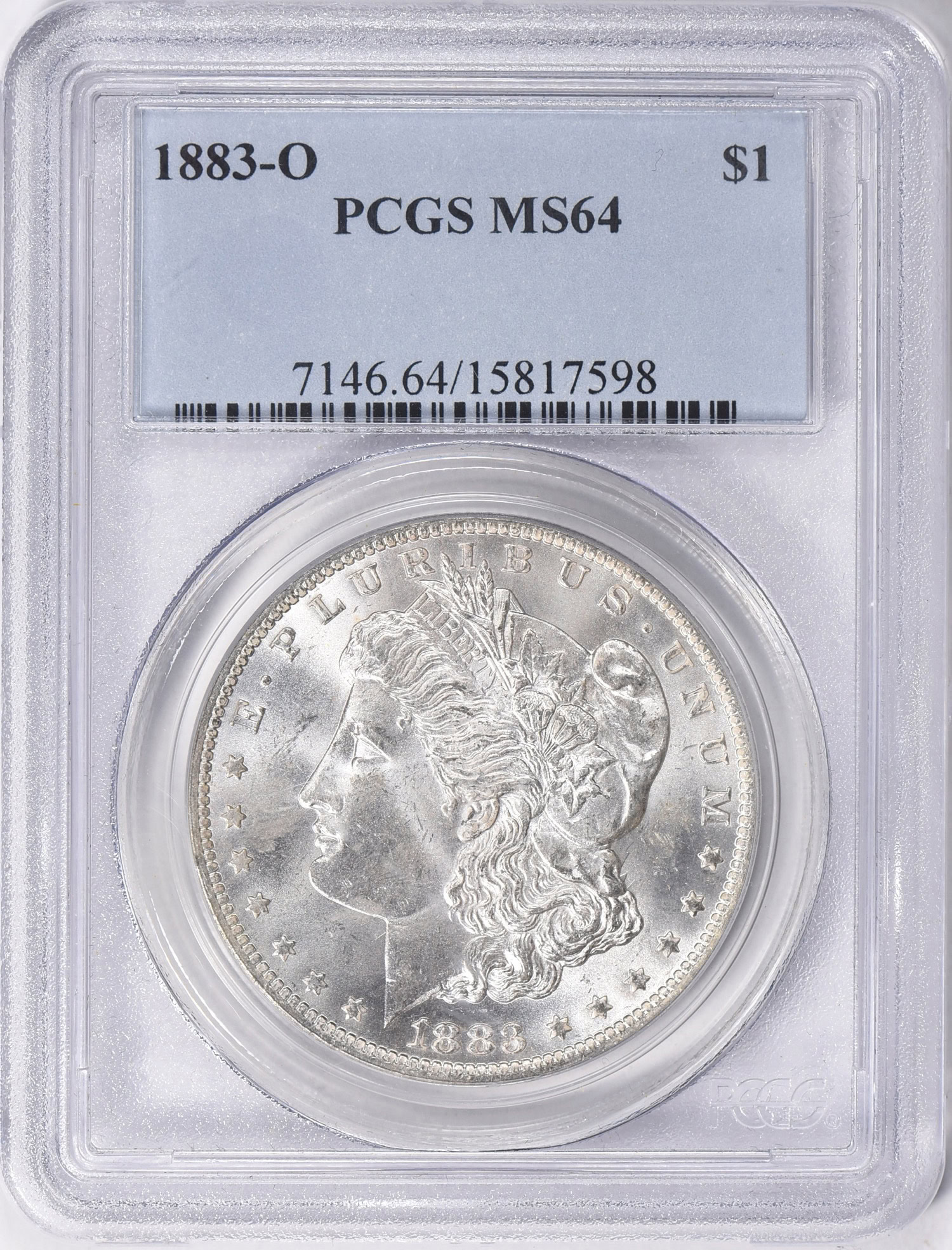 1883-O Morgan Silver Dollar PCGS MS-64 (Item 1818080) | GreatCollections Coin Auctions