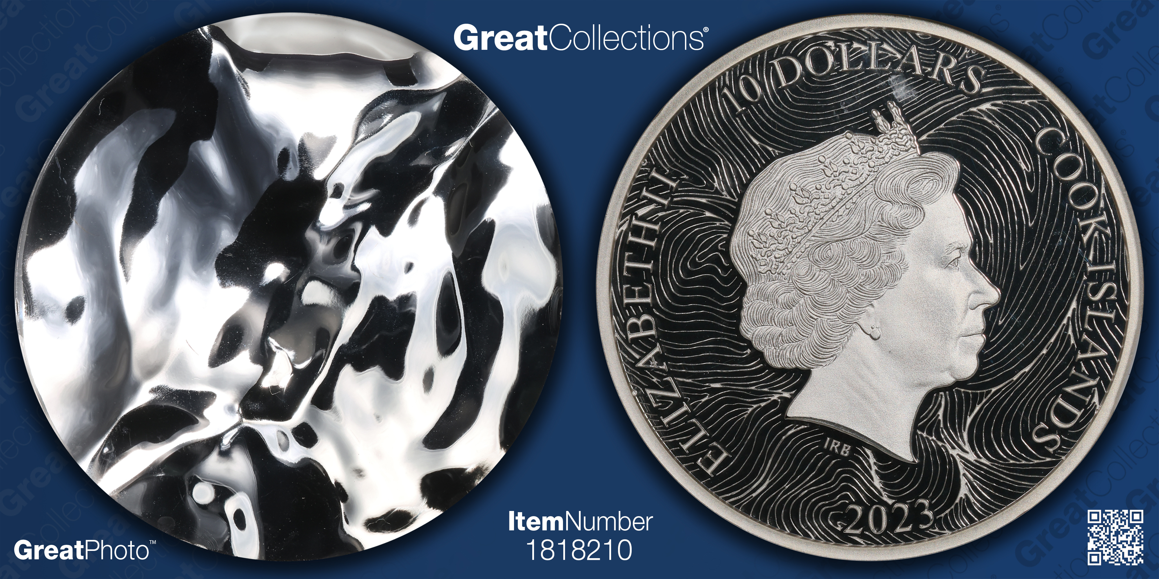 Cook Islands 2023 Silver $10 The Wave High Relief Ag 2oz KM-3385 NGC ...