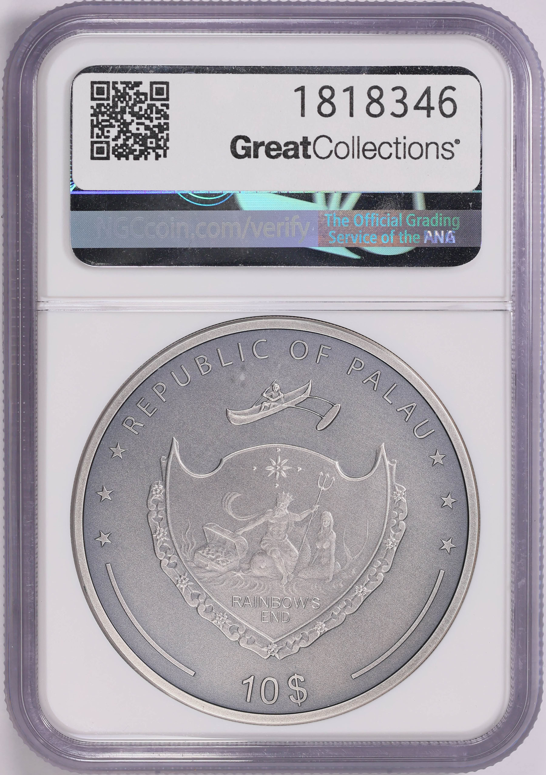 Palau 2023 Silver $10 Daydreamer - Adventure Antiqued KM-981 NGC MS-70 ...