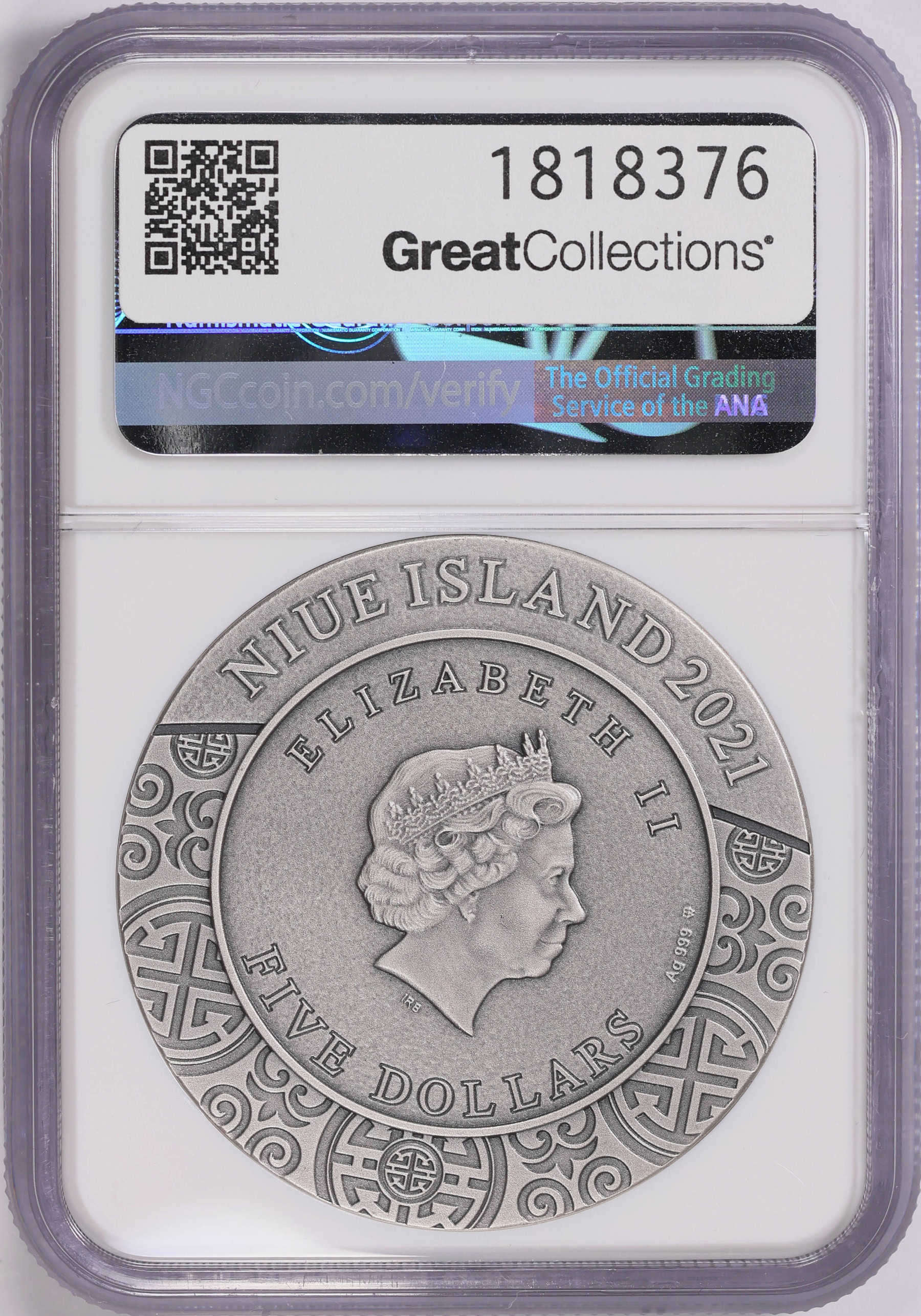 Niue 2021-MW Silver $5 Sima Yi - Famous Chinese Warriors Antiqued KM ...
