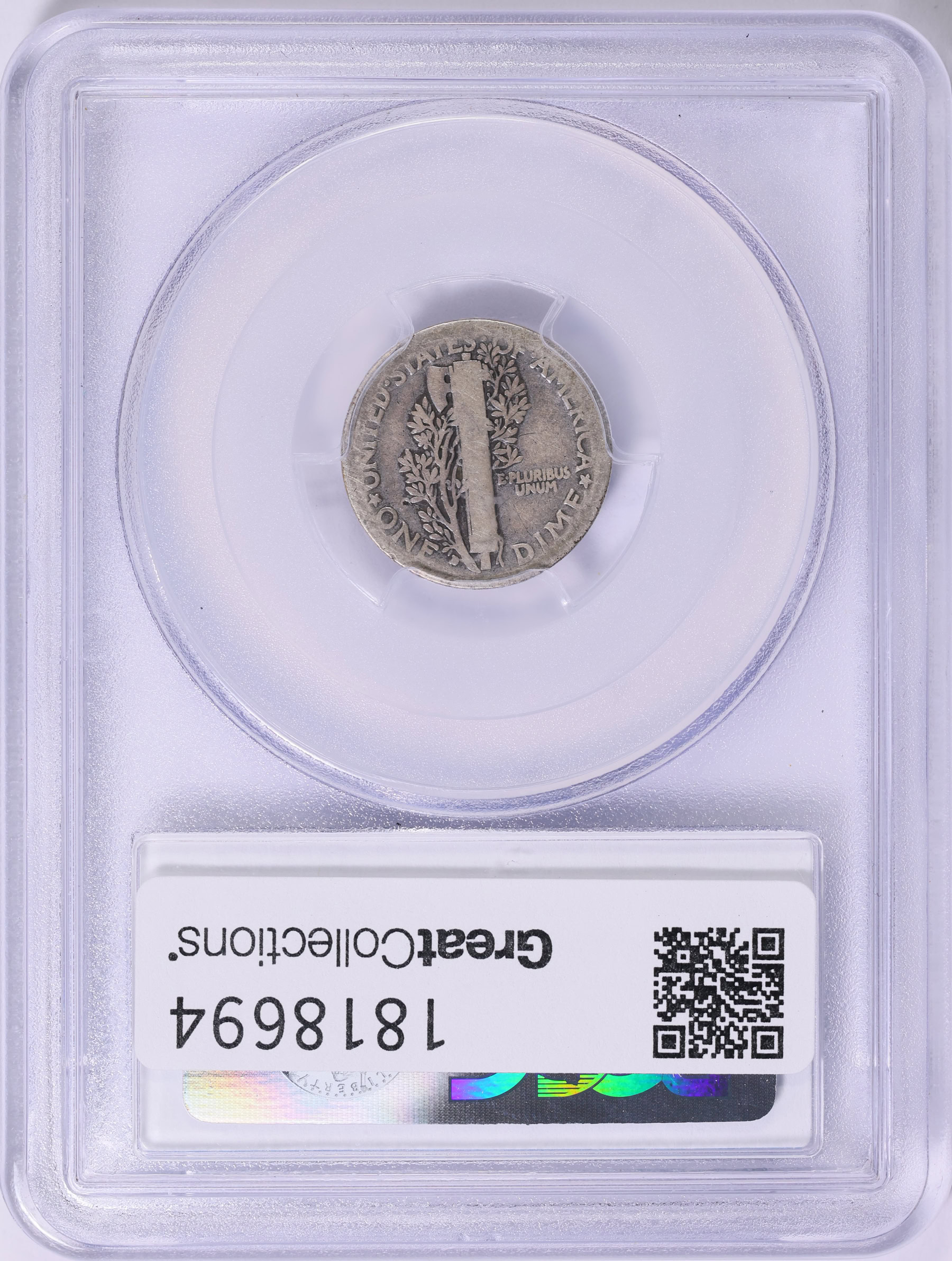 1916-D Mercury Dime PCGS AG-03 (Item 1818694) | GreatCollections Coin Auctions