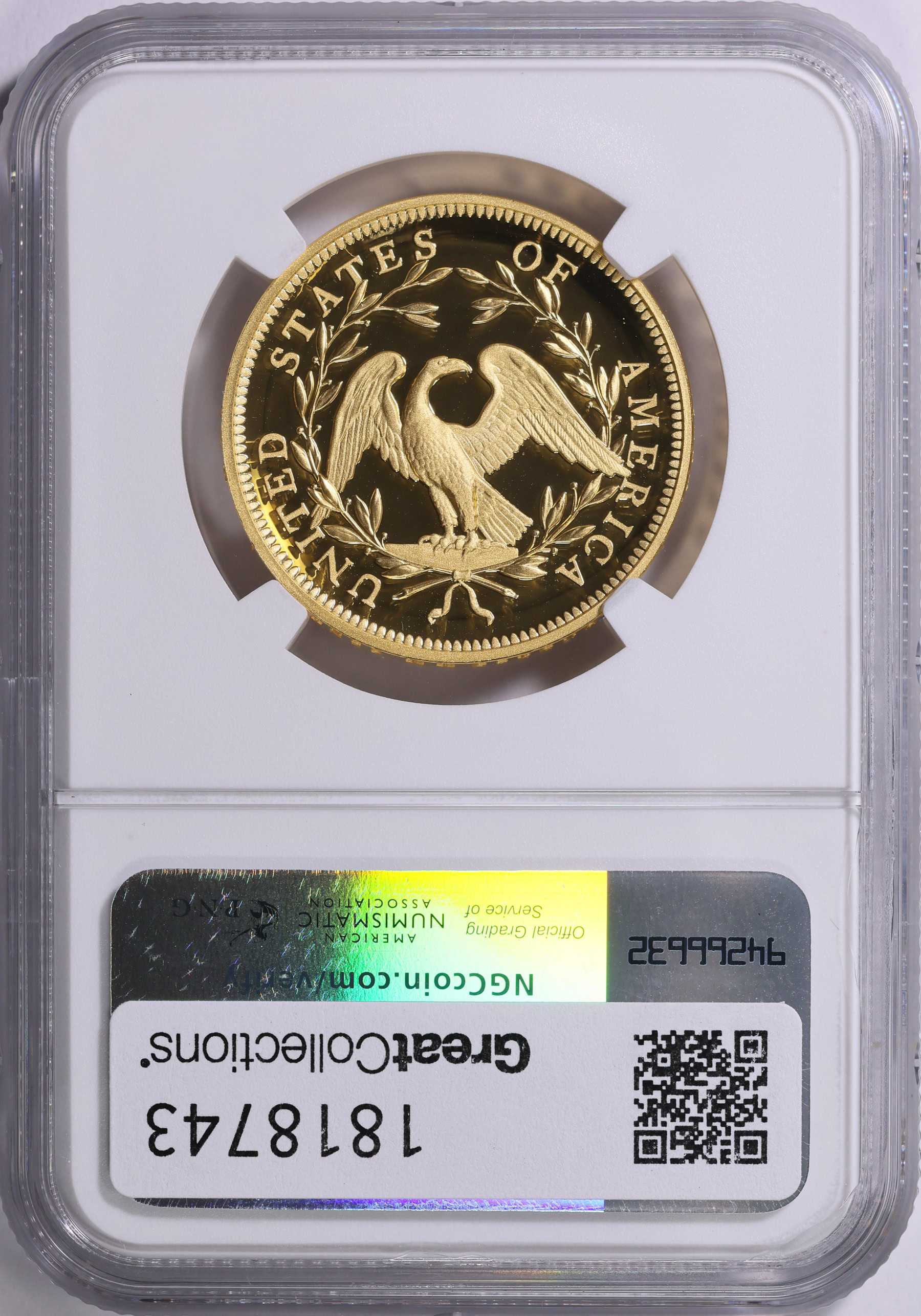 2024 Flowing Hair High Relief Gold Dollar 230th Anniversary Early Releases NGC Proof-70 UC | NGC ...