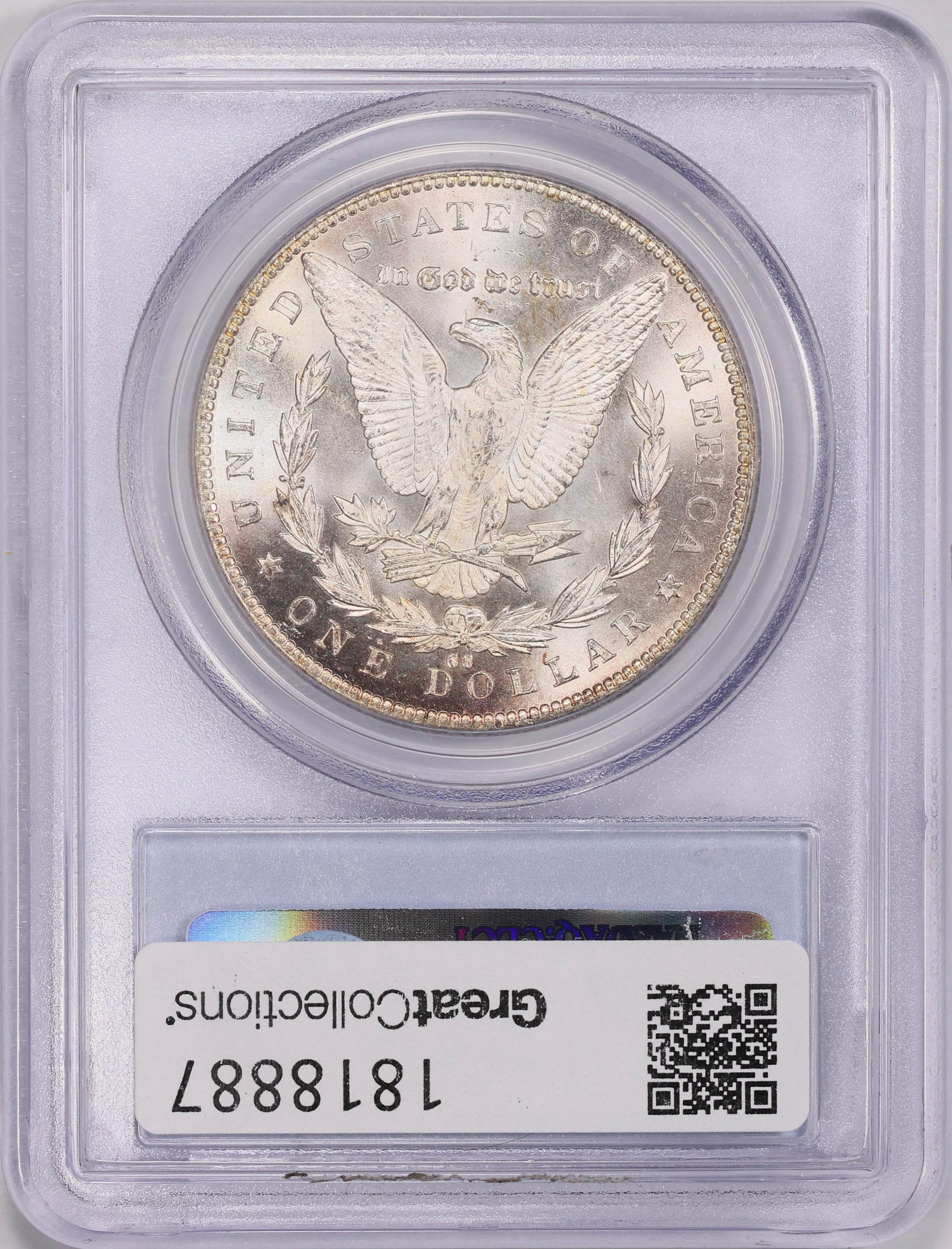 1892-CC Morgan Silver Dollar PCGS MS-65 (CAC Green) (Battle Born Collection) (Item 1818887 ...