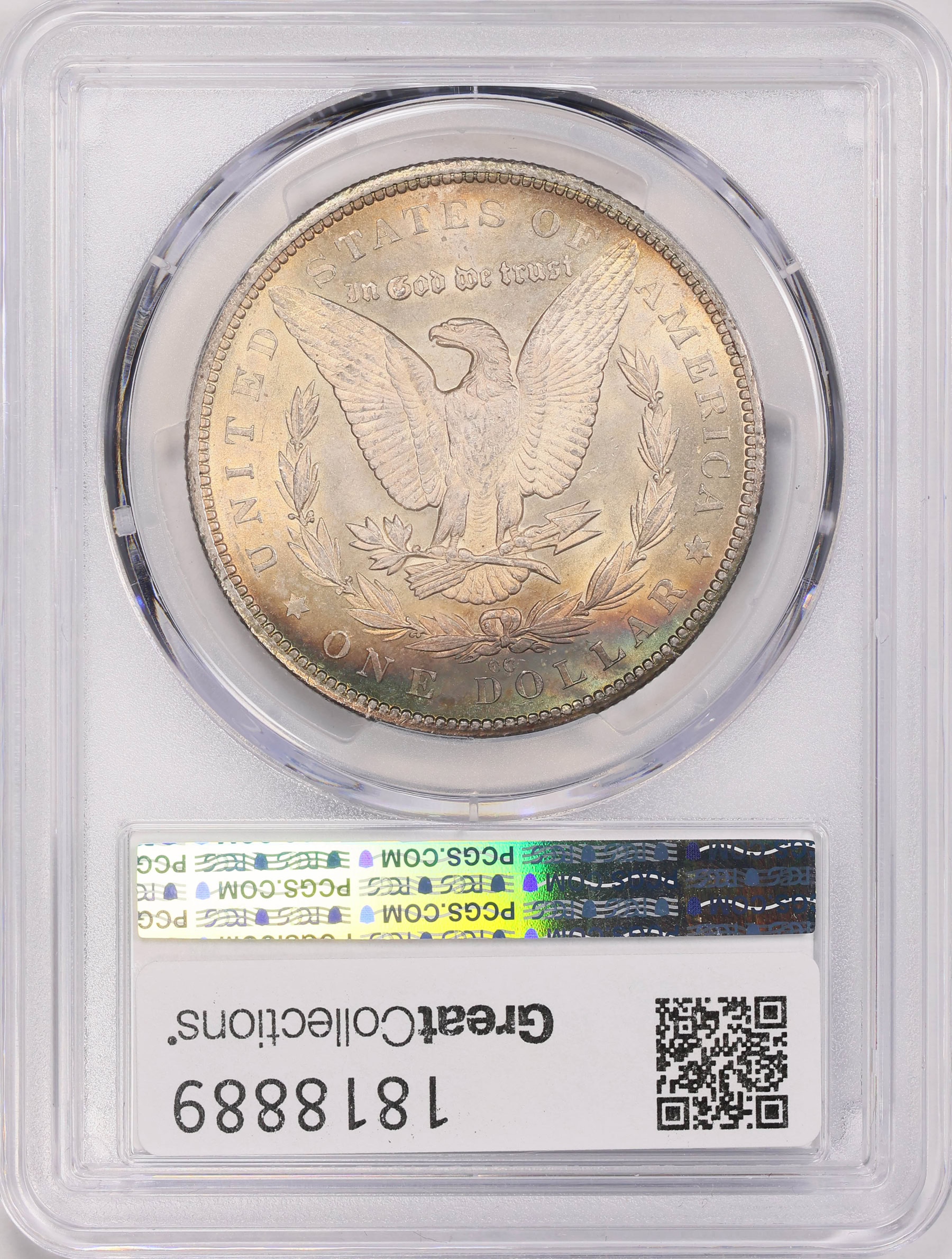 1879-CC Morgan Silver Dollar PCGS Genuine Unc Details (Item 1818889) | GreatCollections Coin ...