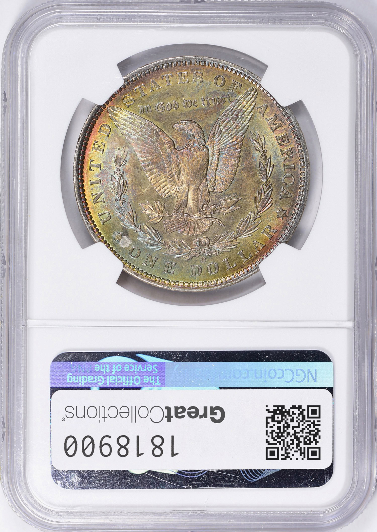1883-O Morgan Silver Dollar NGC MS-63 (Toned) (Item 1818900) | GreatCollections Coin Auctions