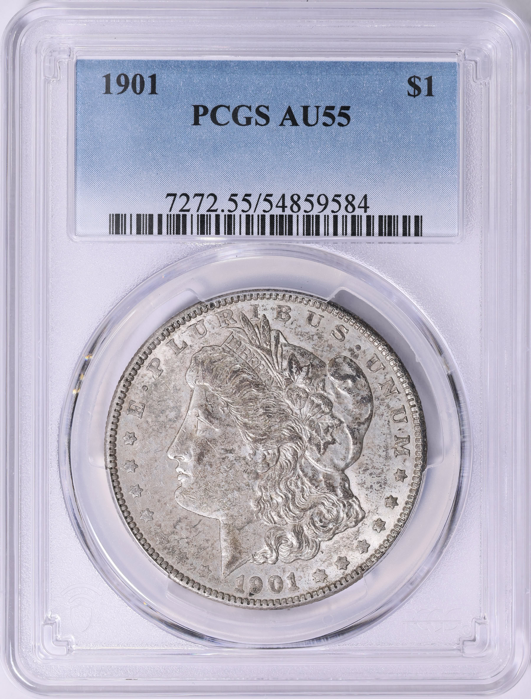 1901 Morgan Silver Dollar PCGS AU-55 (Item 1819058) | GreatCollections Coin Auctions