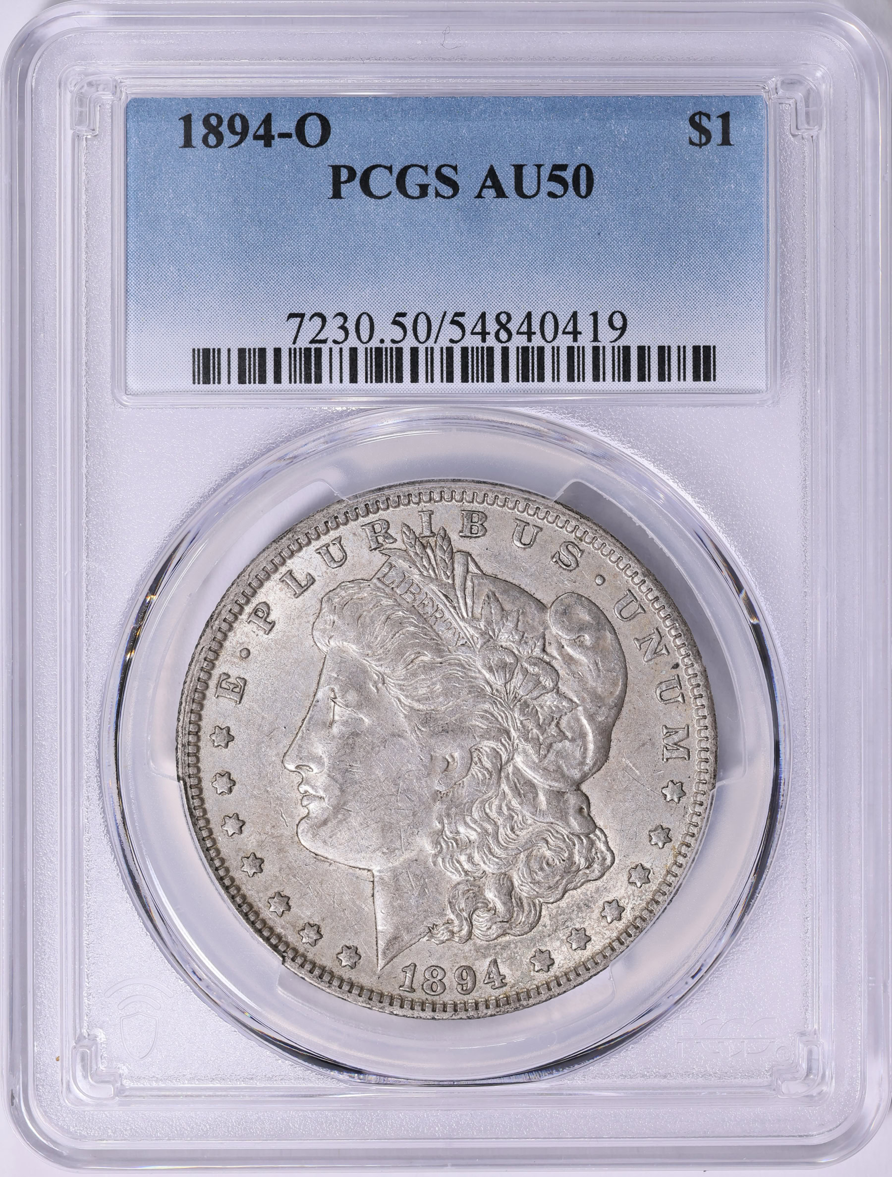 1894-O Morgan Silver Dollar PCGS AU-50 (Item 1819075) | GreatCollections Coin Auctions