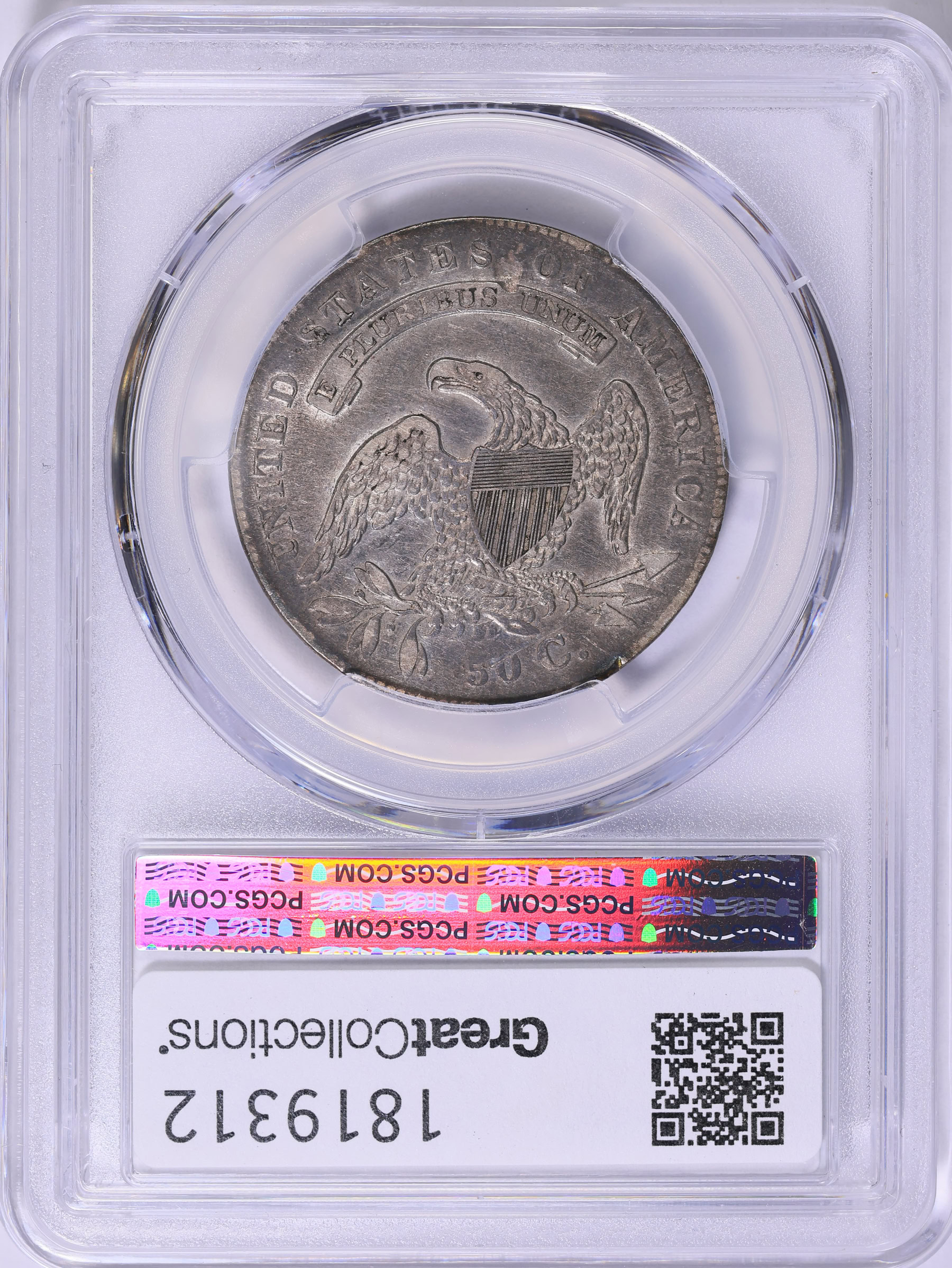 1836 Capped Bust Half Dollar Lettered Edge PCGS XF-40 (Toned) (Item ...