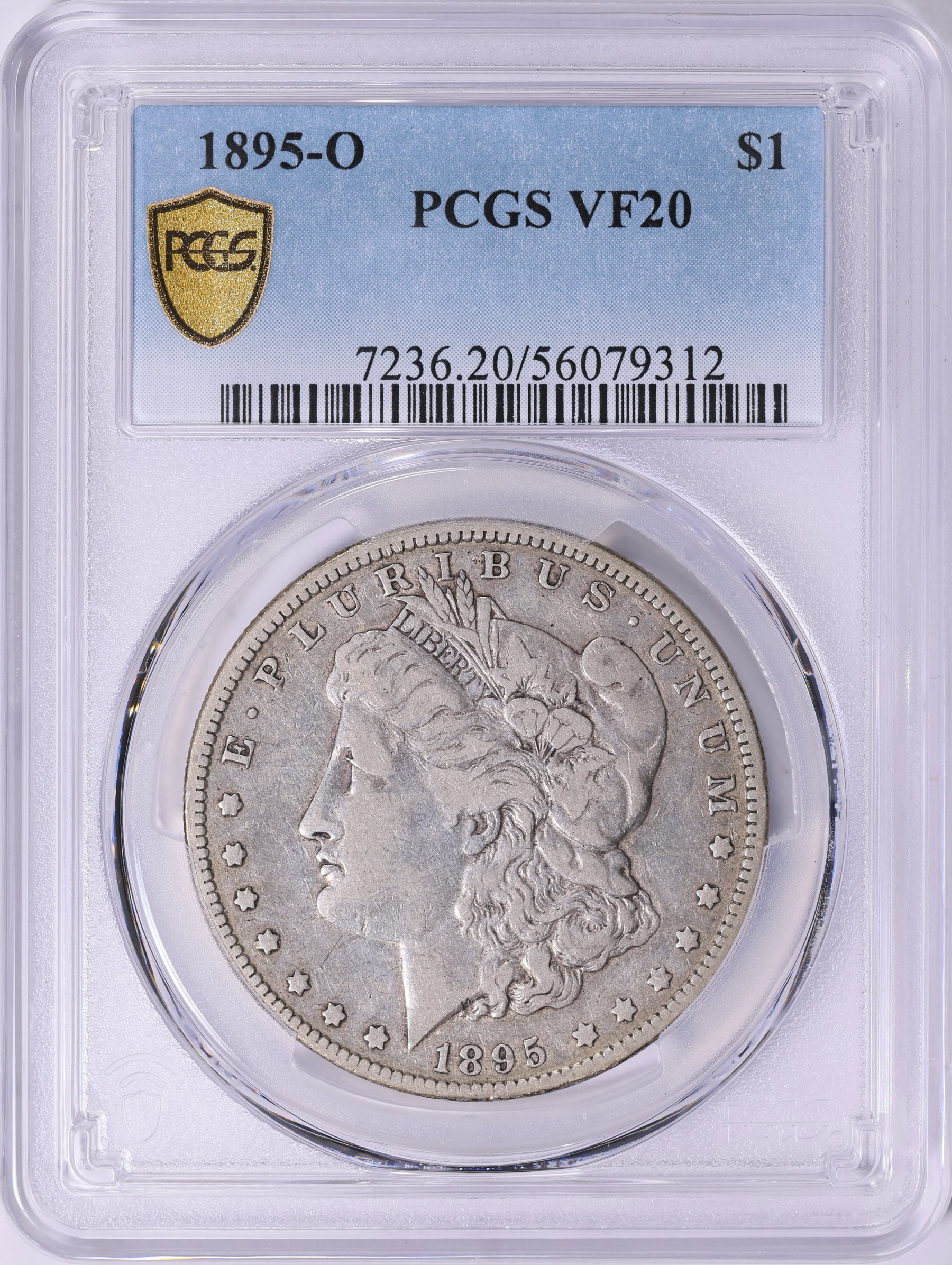 1895-O Morgan Silver Dollar PCGS VF-20 (Item 1819332) | GreatCollections Coin Auctions