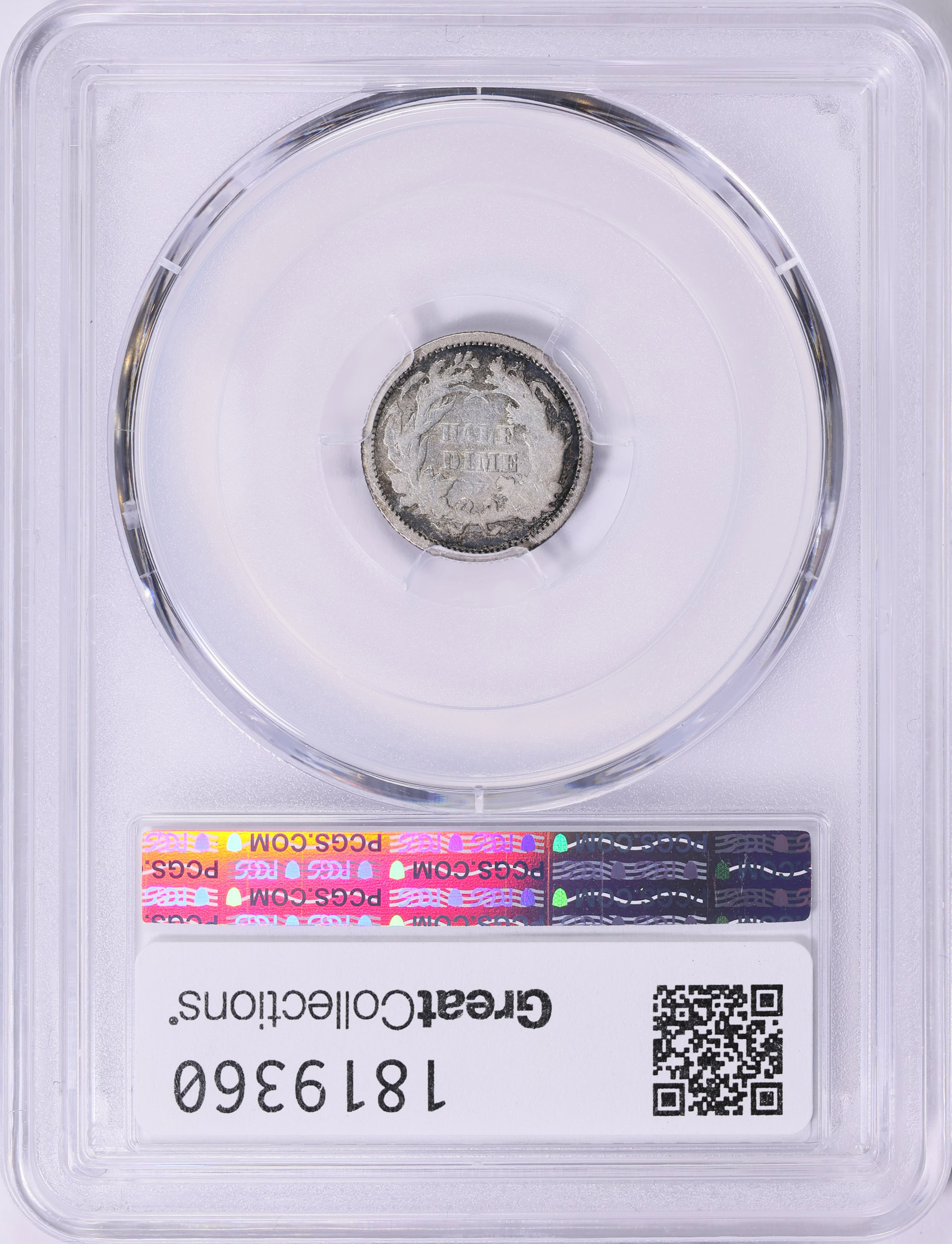 1867 Seated Liberty Half Dime PCGS G-06 (Item 1819360) | GreatCollections Coin Auctions