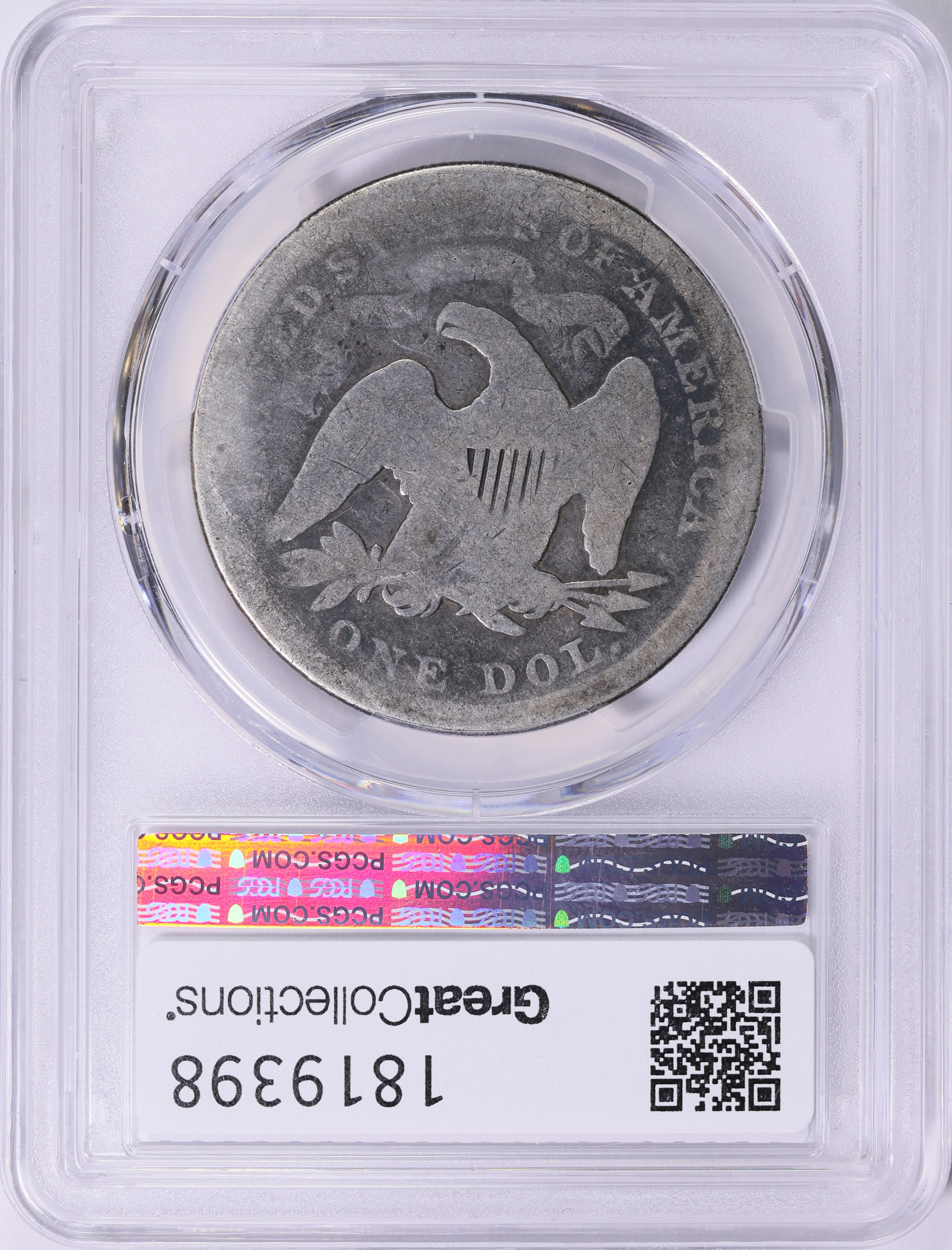 1871 Seated Liberty Silver Dollar PCGS AG-03 (Item 1819398) | GreatCollections Coin Auctions