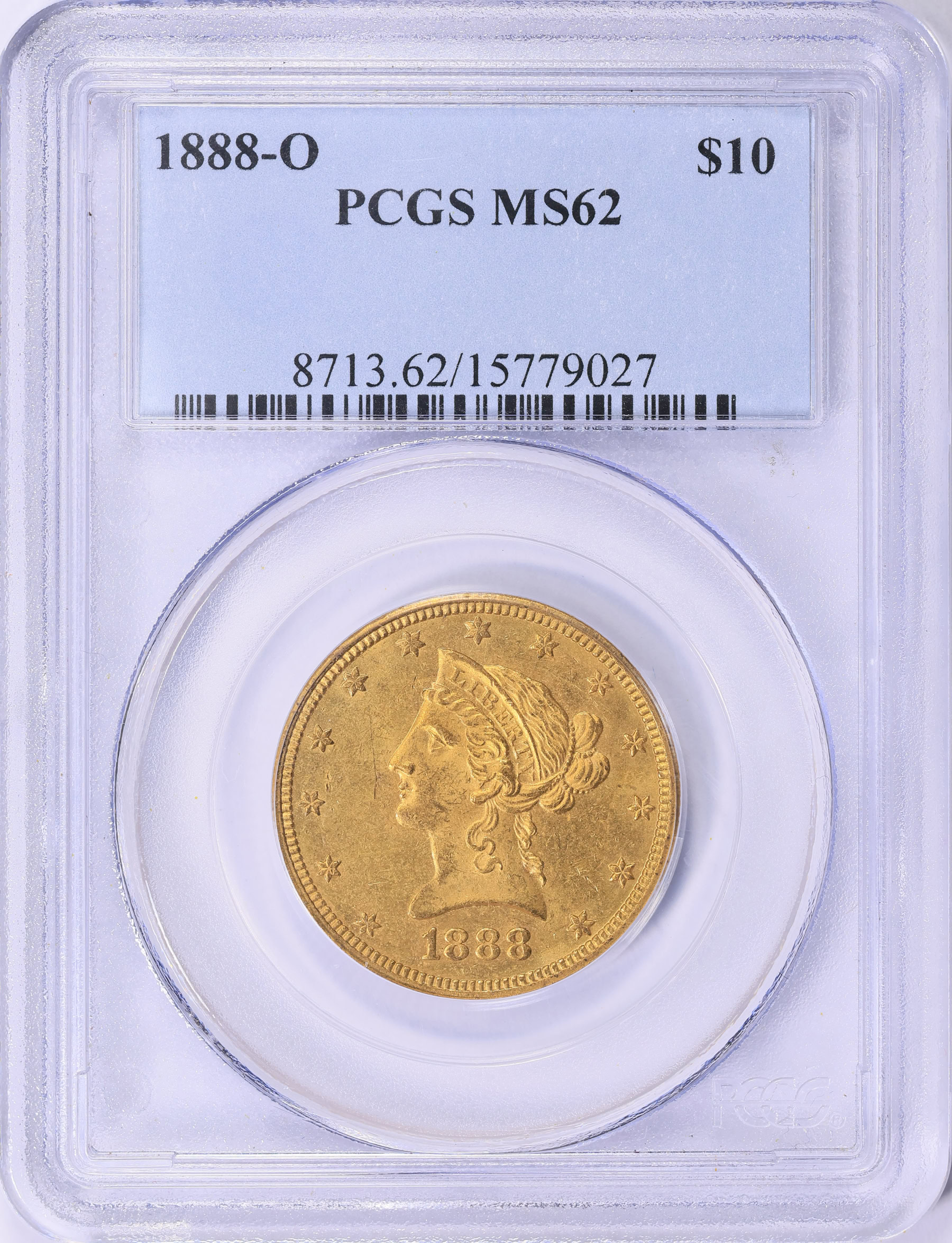 1888-O Liberty Gold Eagle PCGS MS-62 (Item 1819591) | GreatCollections Coin Auctions