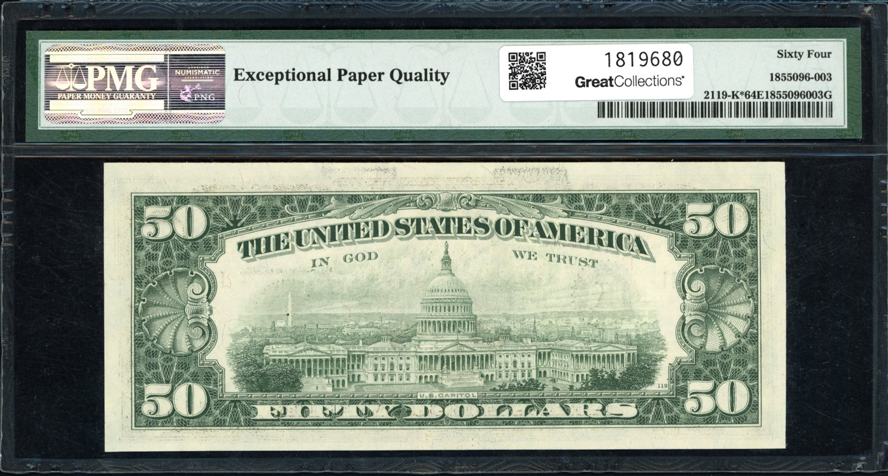 Fr. 2119-K* (K* Block) 1977 $50 Dallas Federal Reserve Star Note Morton ...