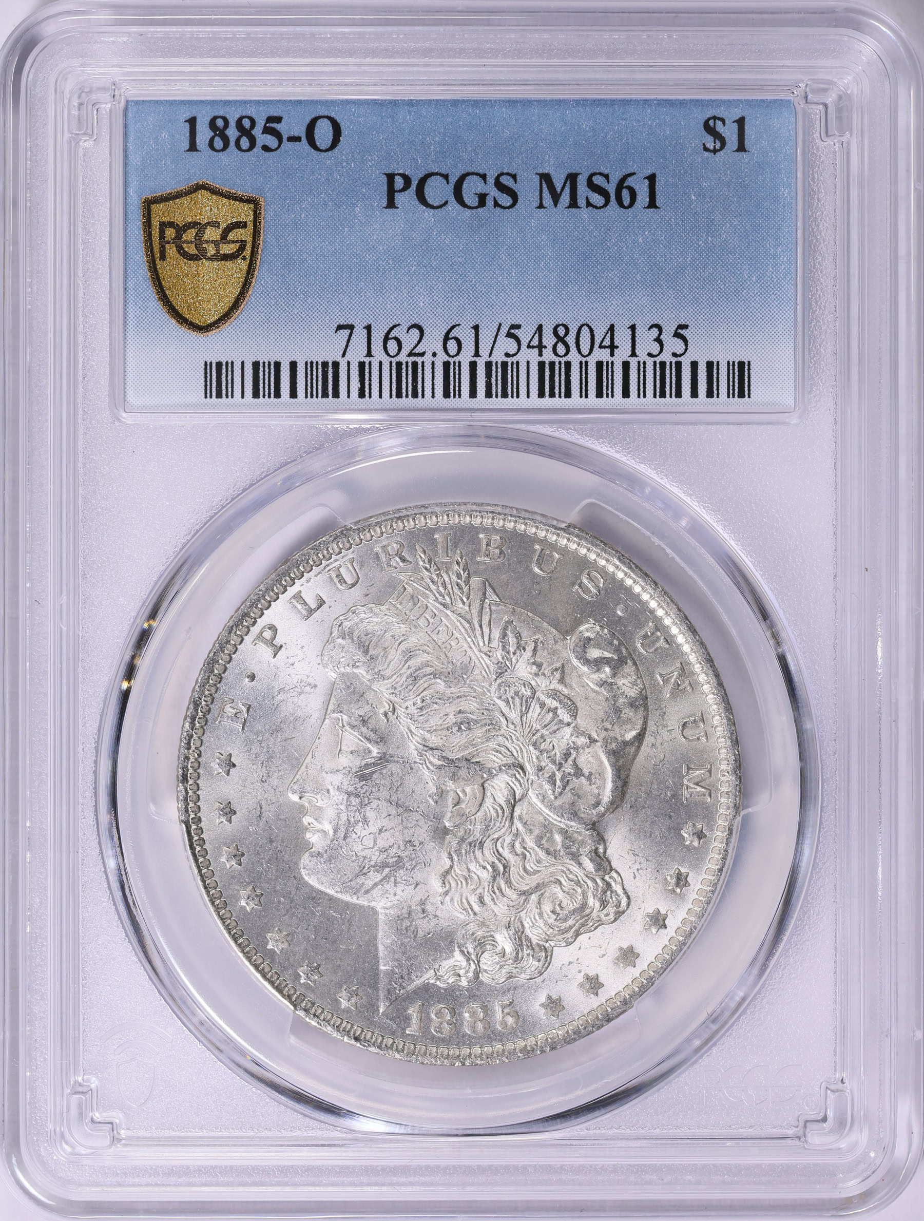 1885-O Morgan Silver Dollar PCGS MS-61 (Item 1819743) | GreatCollections Coin Auctions