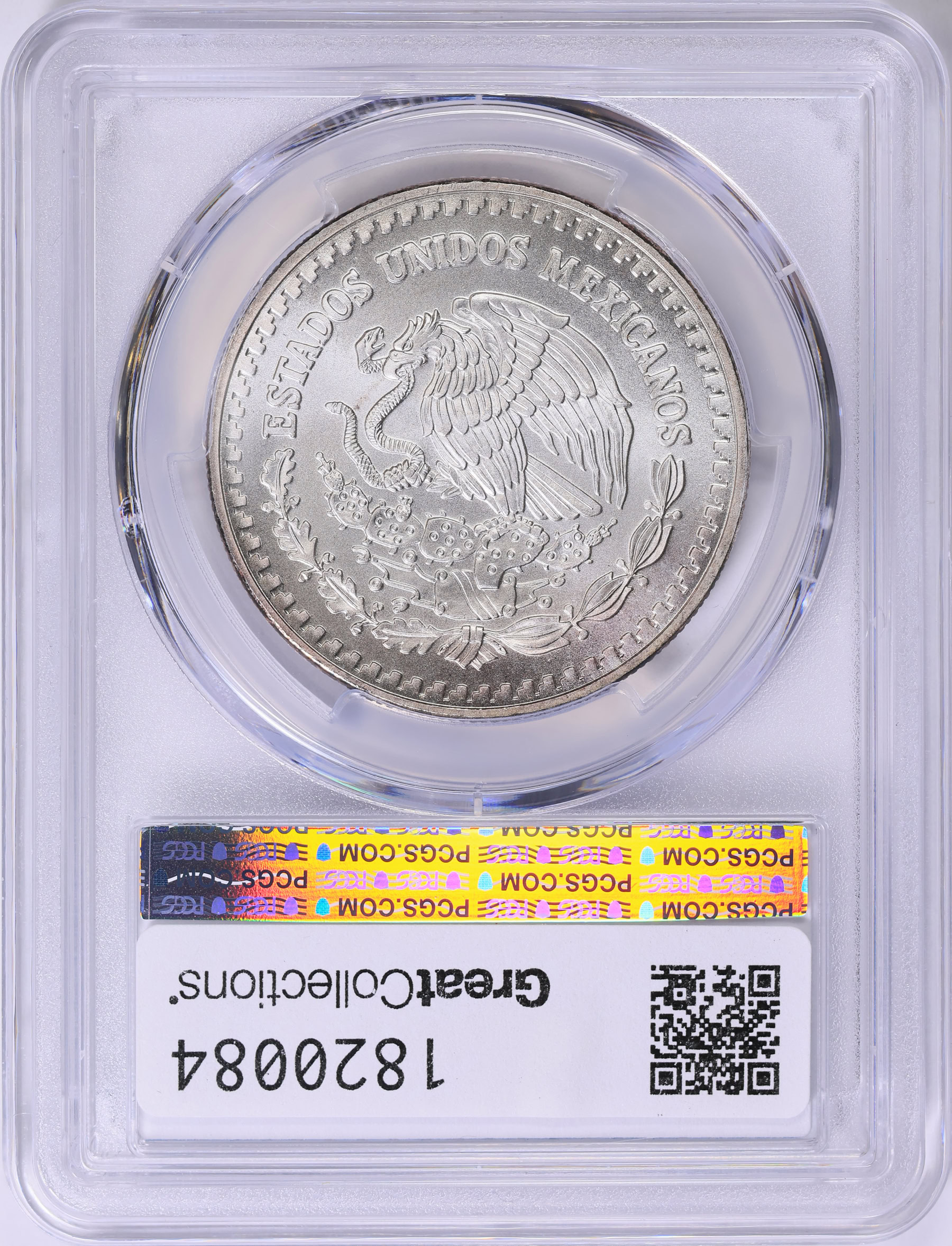 Mexico 1993-Mo Silver Onza Libertad KM-494.4 PCGS MS-68 (Toned) (Item 1820084 ...