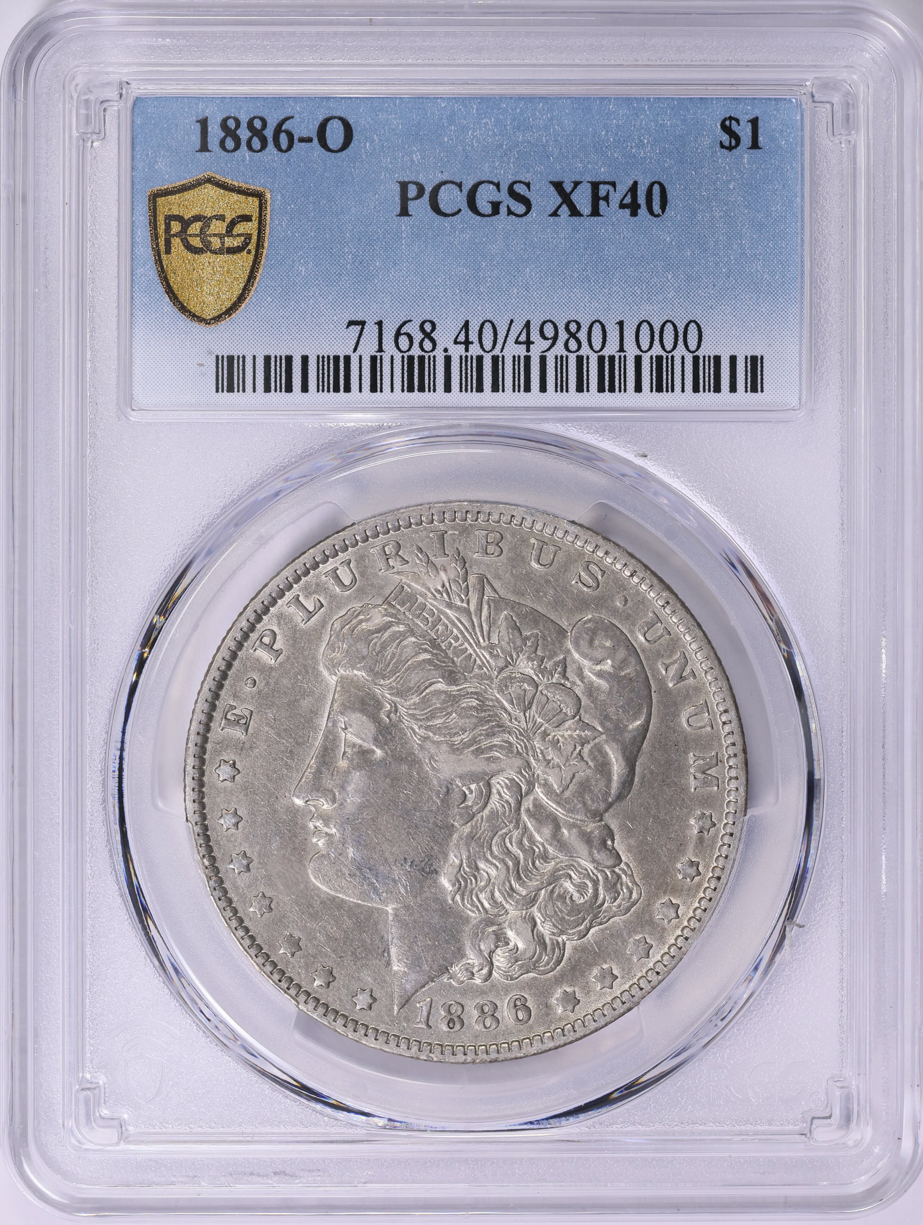1886-O Morgan Silver Dollar PCGS XF-40 (Item 1820100) | GreatCollections Coin Auctions