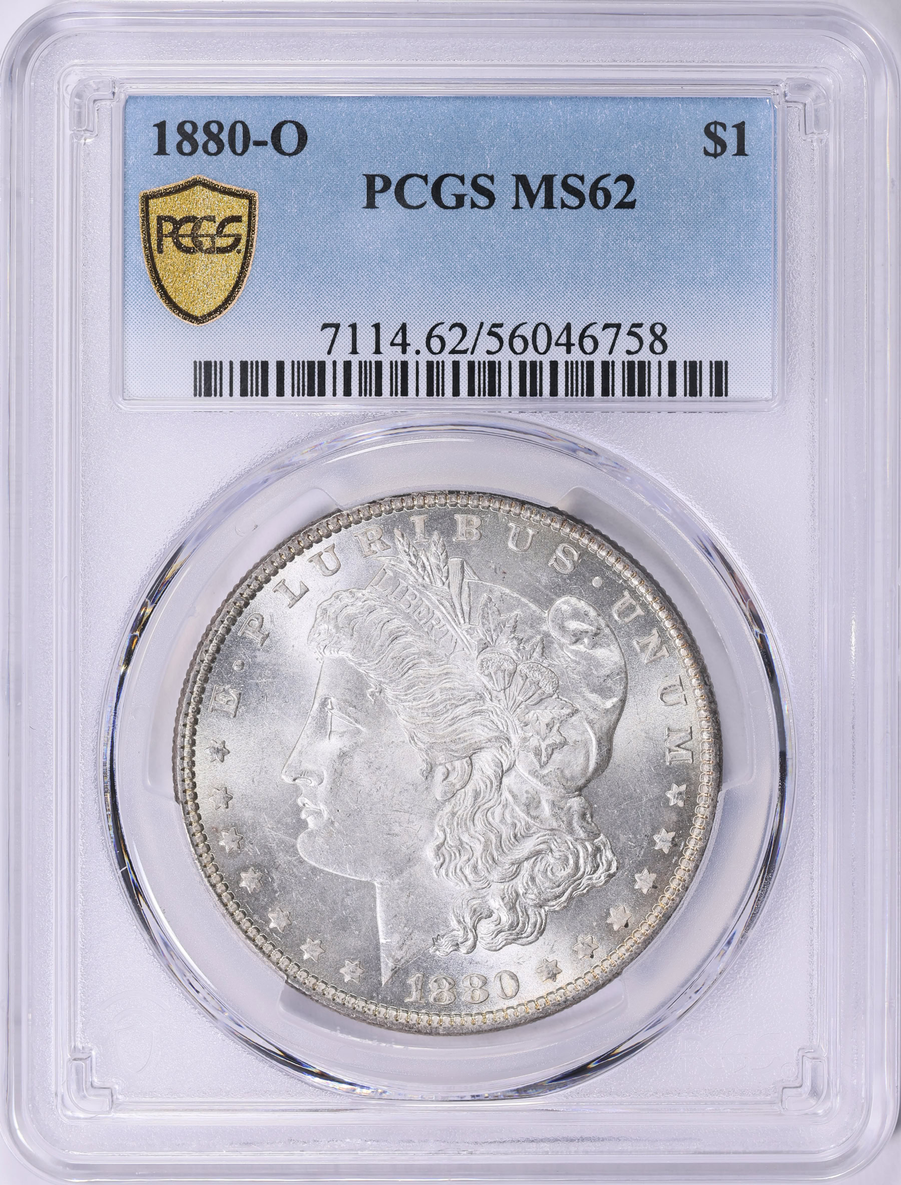 1880-O Morgan Silver Dollar PCGS MS-62 (Item 1820205) | GreatCollections Coin Auctions