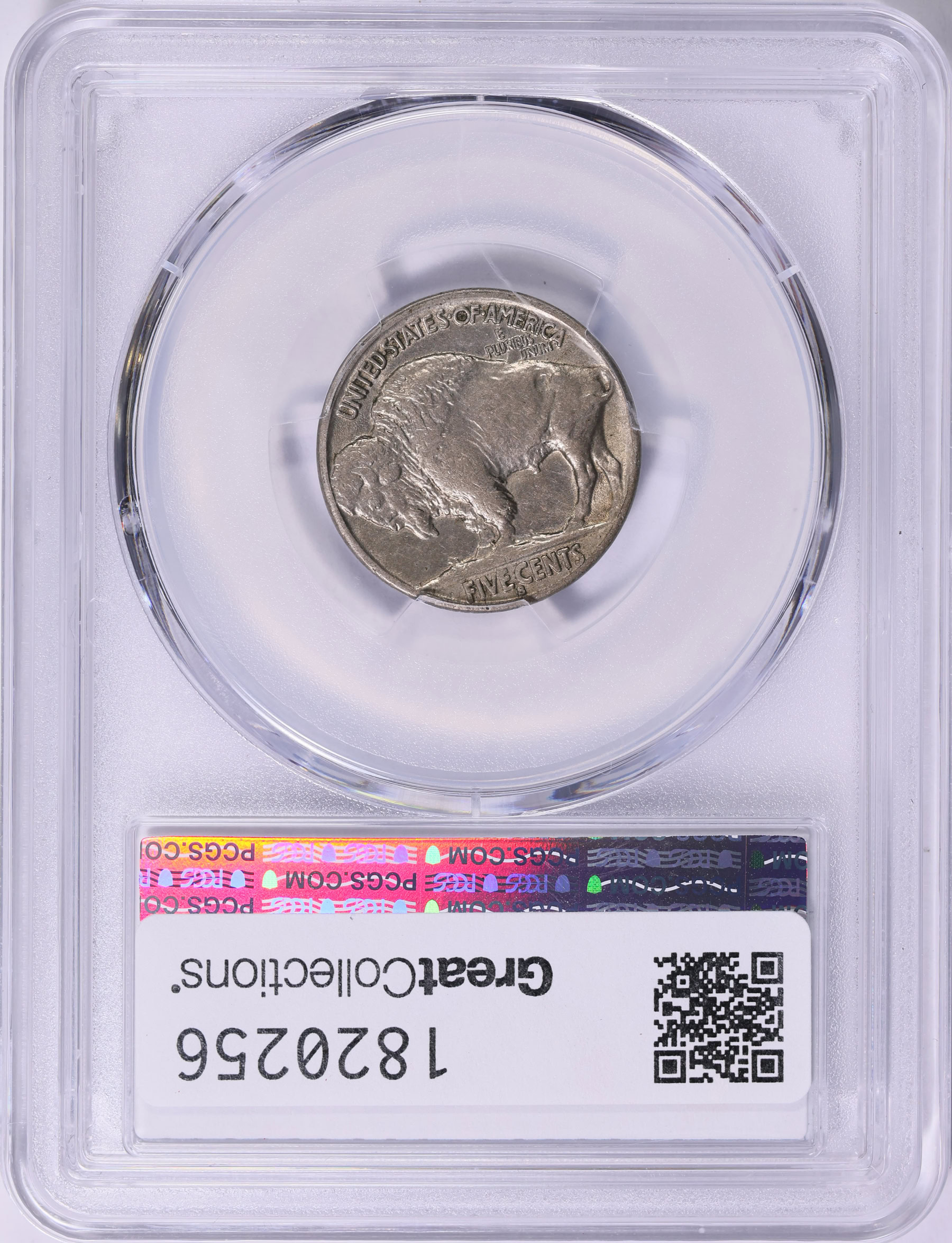 1916-S Buffalo Nickel PCGS AU-58 (Item 1820256) | GreatCollections Coin ...