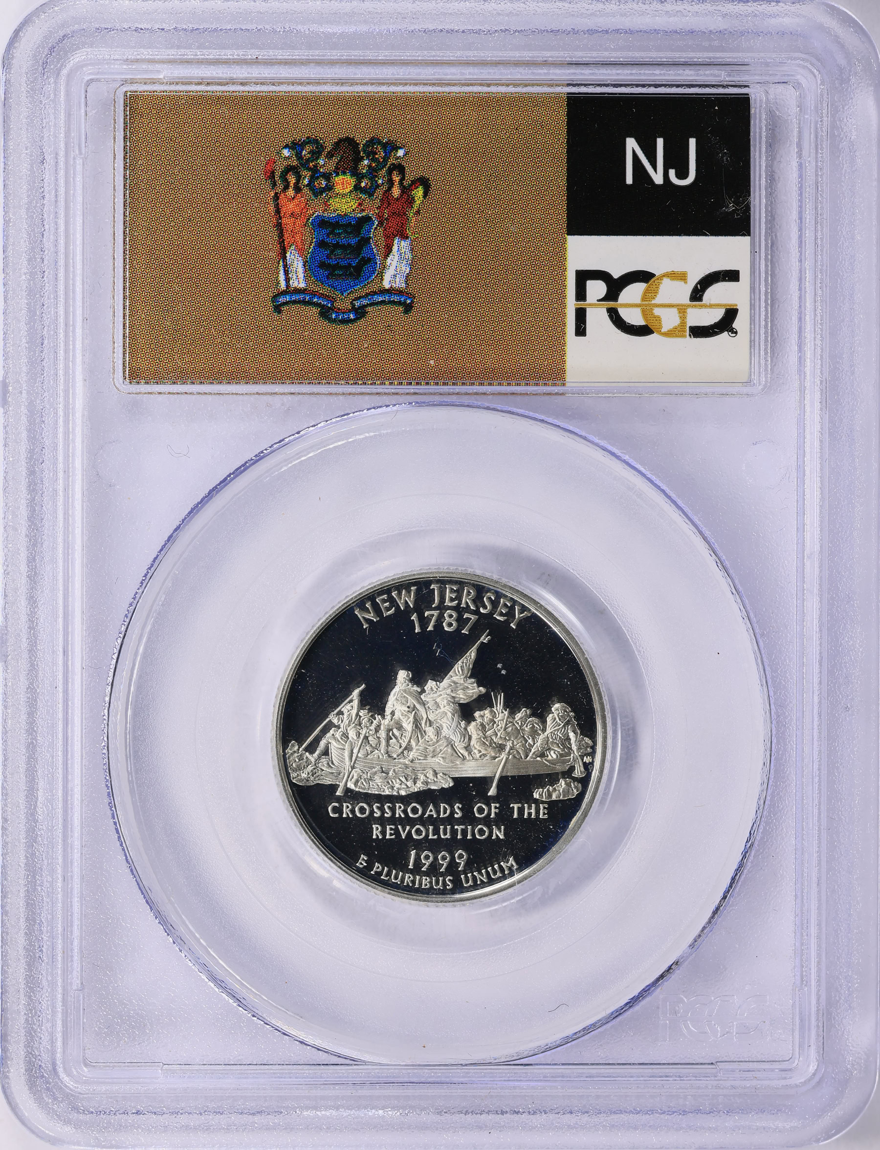 1999-S State Quarter New Jersey Silver PCGS Proof-70 DCAM (Item 1820472 ...