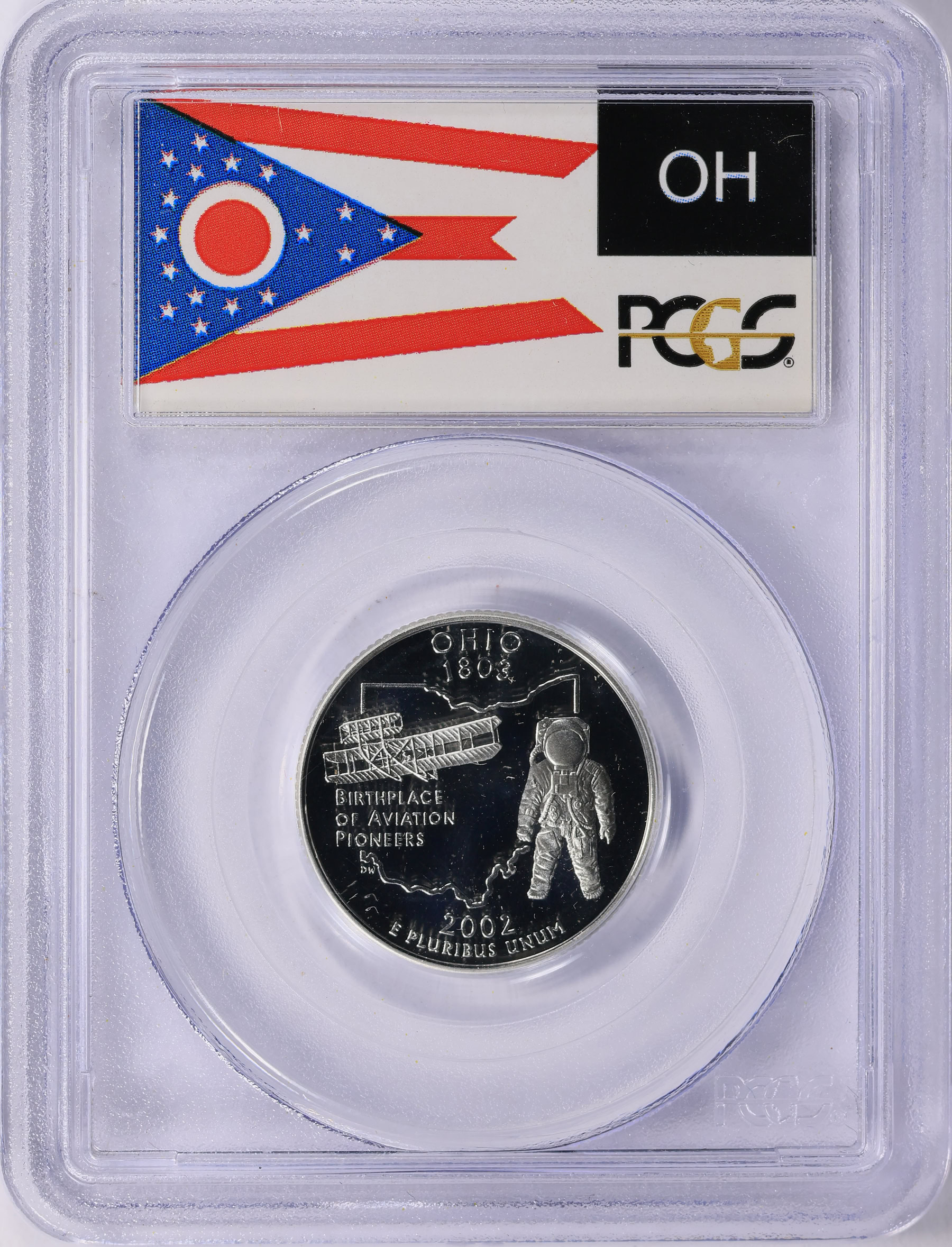 2002-S State Quarter Ohio Silver PCGS Proof-70 DCAM (Item 1820485 ...