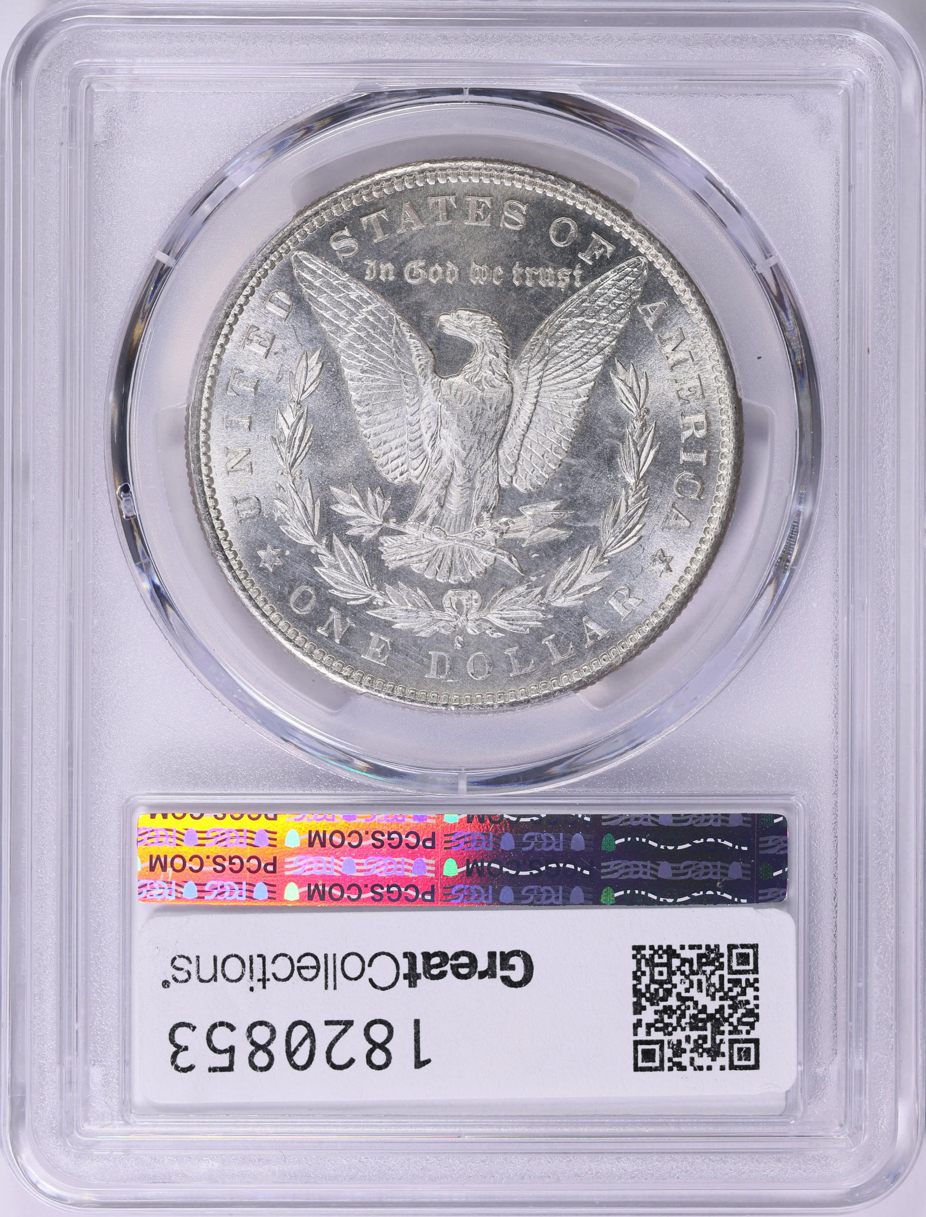 1880-S Morgan Silver Dollar PCGS MS-62 (Item 1820853) | GreatCollections Coin Auctions