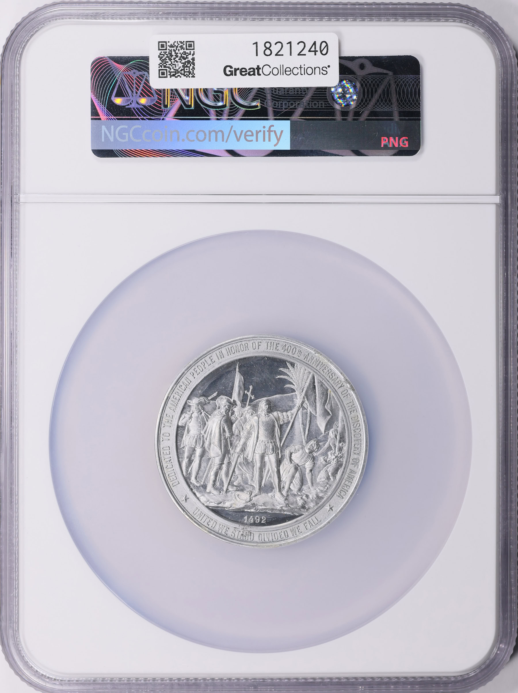 1892 Aluminum 50mm World's Columbian Exposition Liberty Head High ...