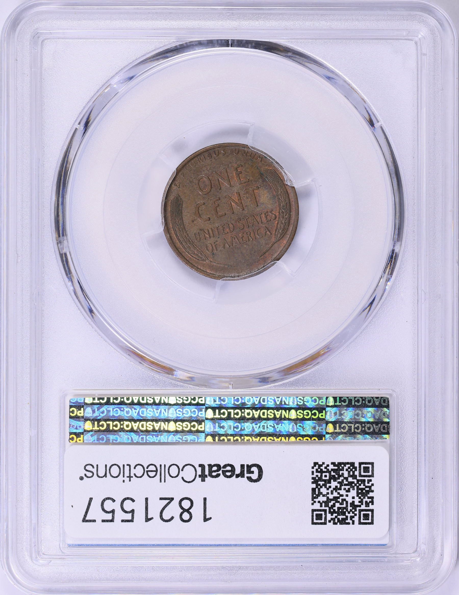 1913 Lincoln Cent PCGS MS-62 BN (Item 1821557) | GreatCollections Coin Auctions