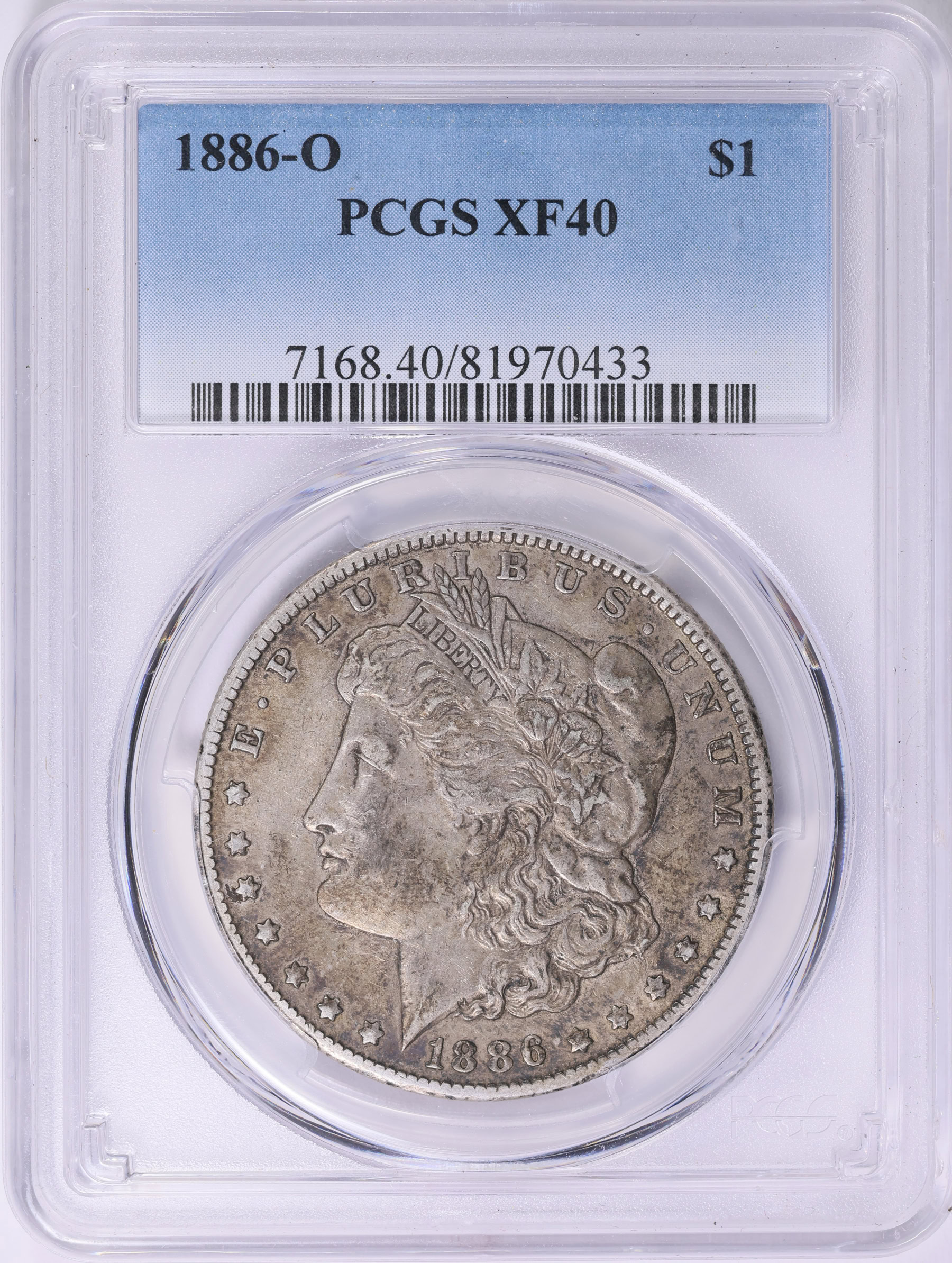 1886-O Morgan Silver Dollar PCGS XF-40 (Item 1821630) | GreatCollections Coin Auctions