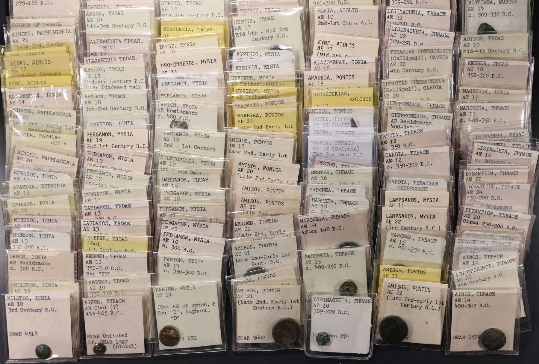 Ancient Greek 6th-1st Centuries B.C. Silver and Bronze Coinage ...