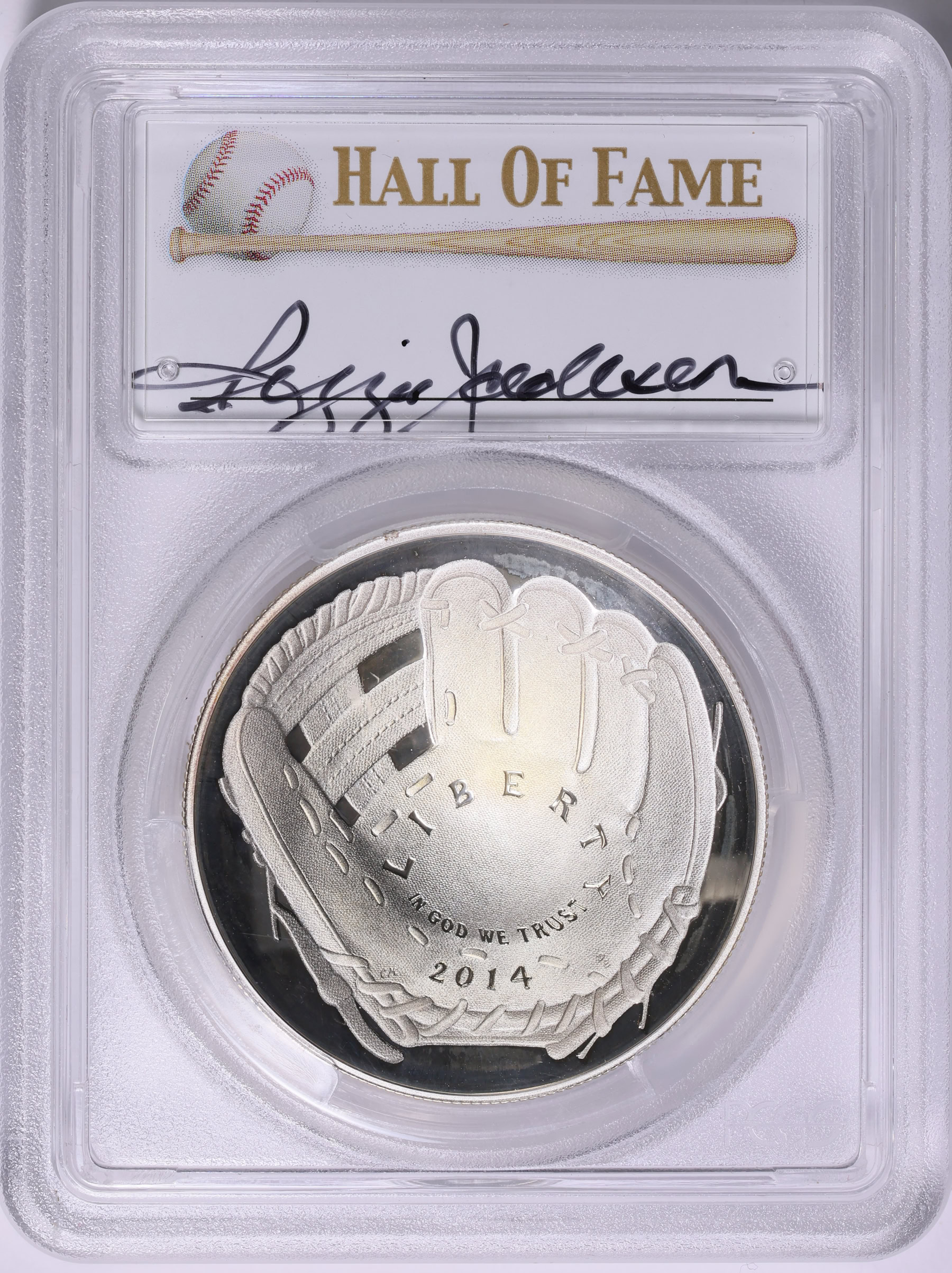 2014-P Baseball Hall of Fame Silver Dollar First Strike PCGS Proof-70 ...