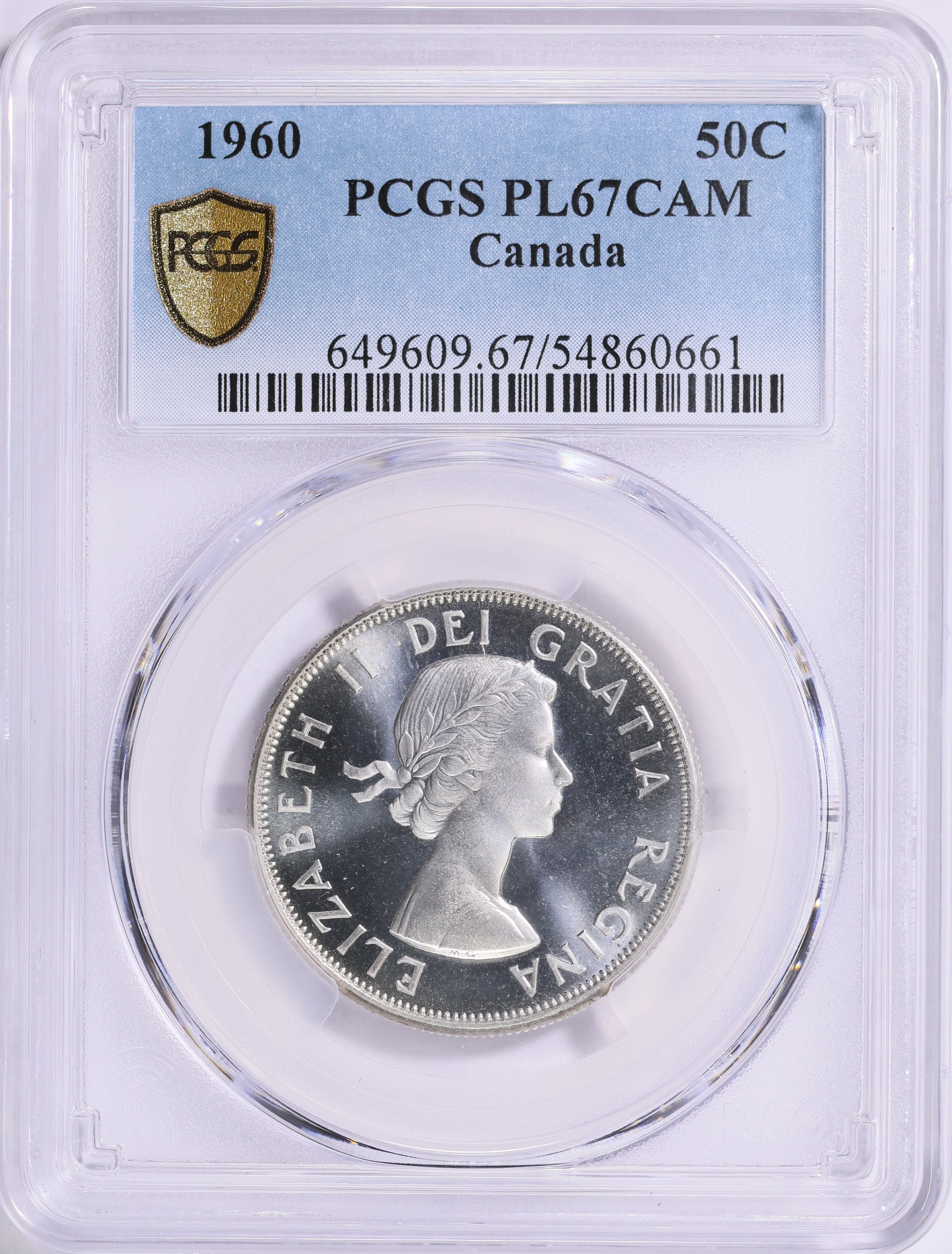 Canada 1960 Silver 50 Cents KM-56 PCGS PL-67 CAMEO (Item 1821784 ...
