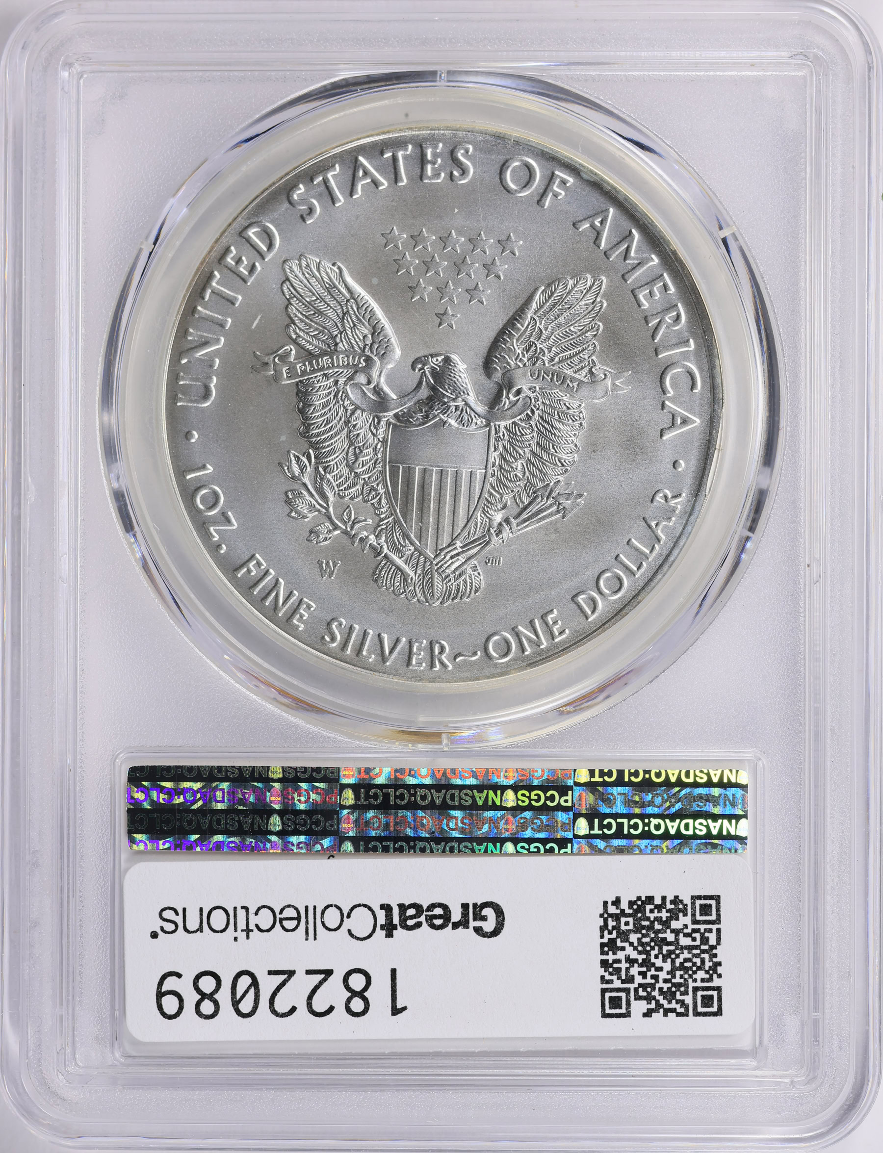 2016-W $1 Silver Eagle Burnished Lettered Edge 30th Anniversary First Strike PCGS SP-69 (Item ...