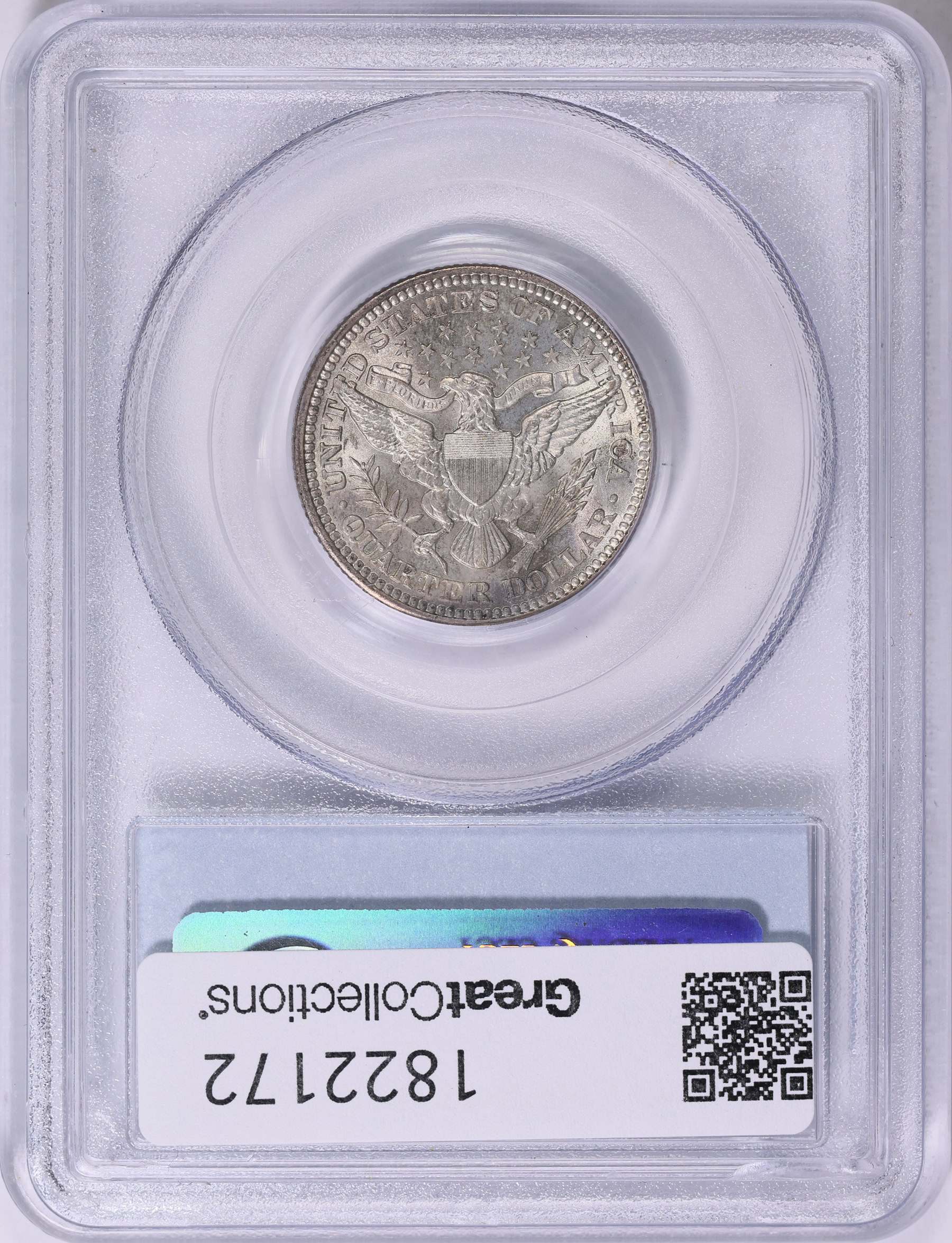 1901 Barber Quarter PCGS MS-65 (Item 1822172) | GreatCollections Coin Auctions