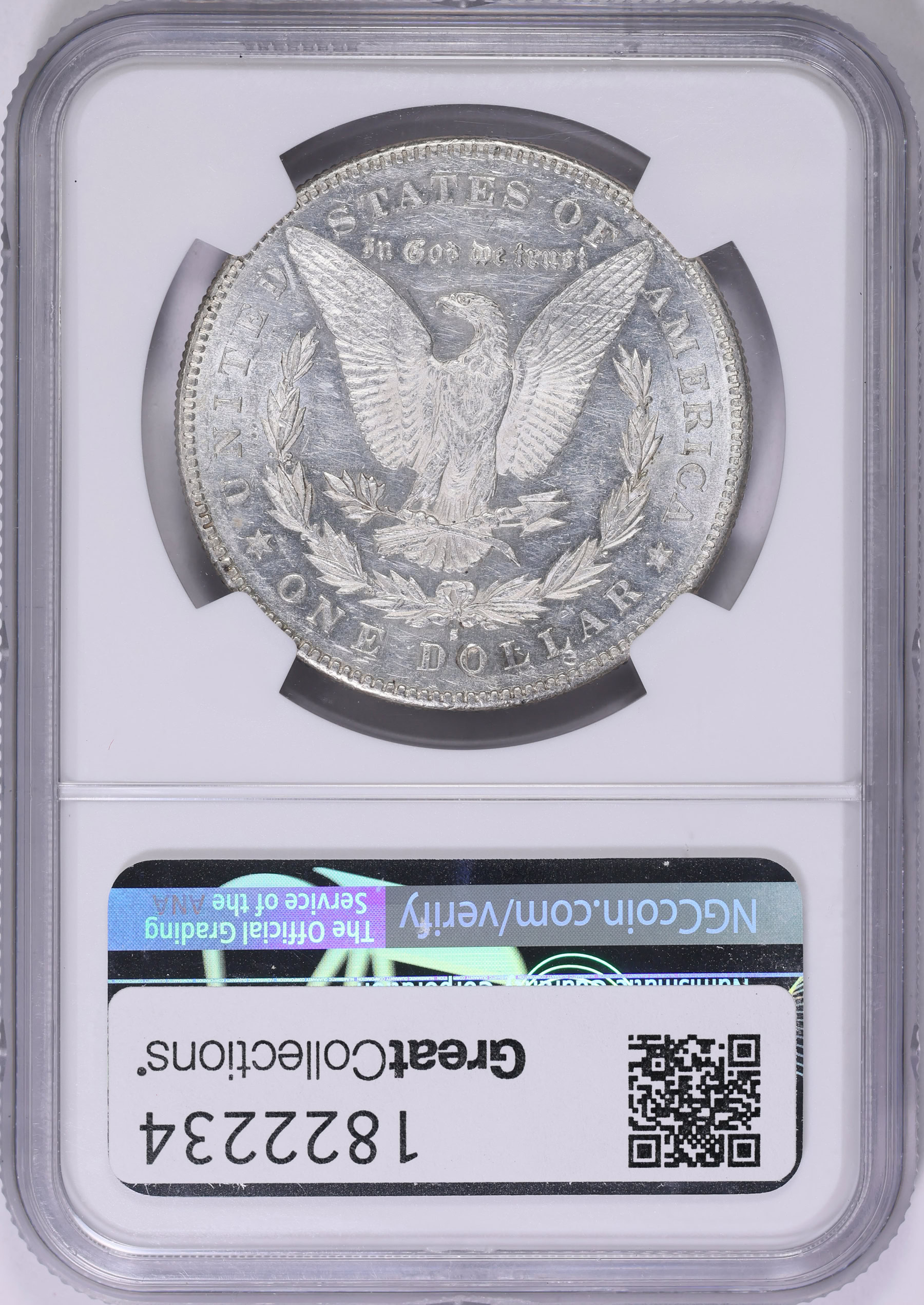 1879-S Morgan Silver Dollar Reverse of 1878 Top 100 NGC AU-58 (Item 1822234) | GreatCollections ...