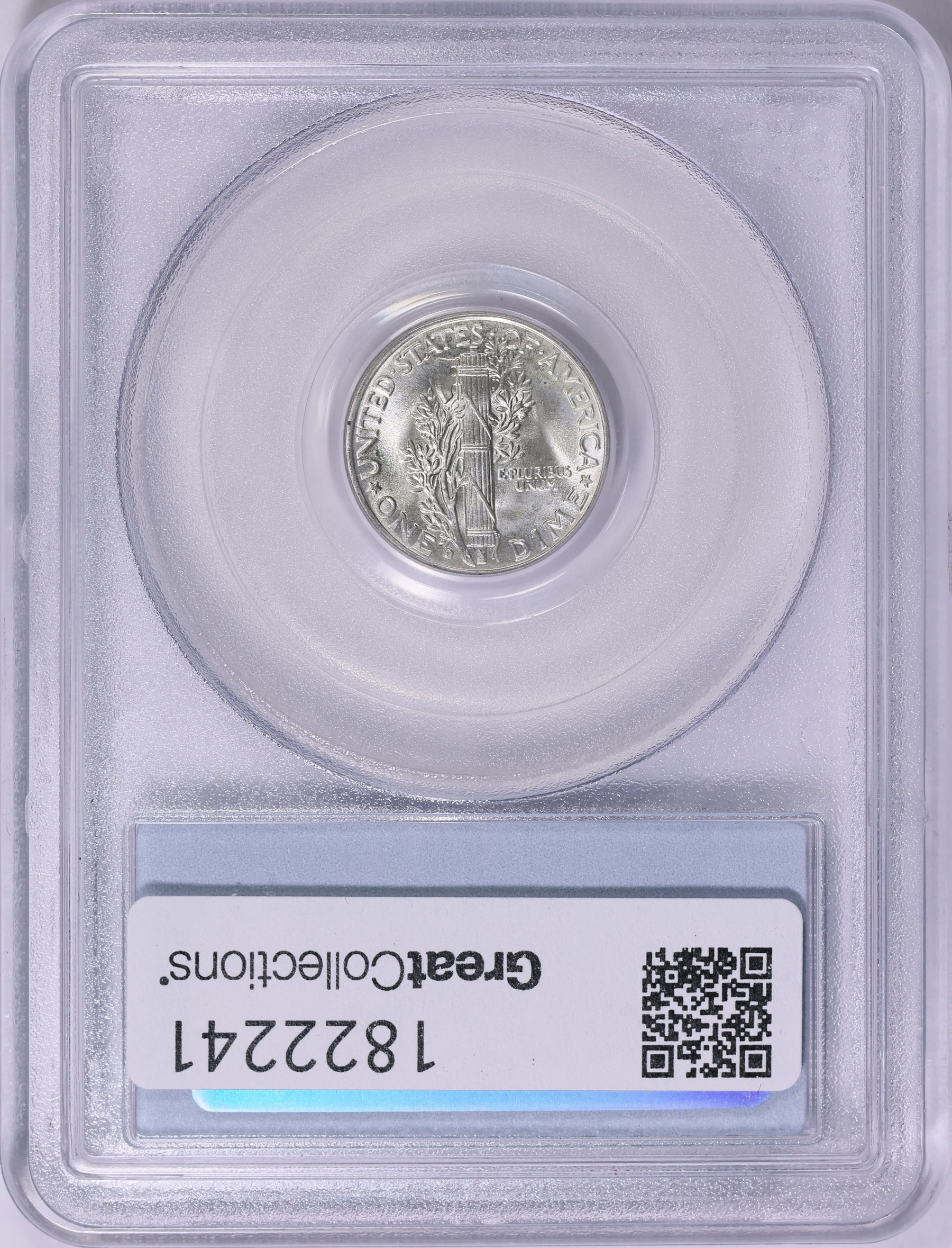 1944-D Mercury Dime PCGS MS-65 FB (Omaha Bank Hoard) (Item 1822241) | GreatCollections Coin Auctions